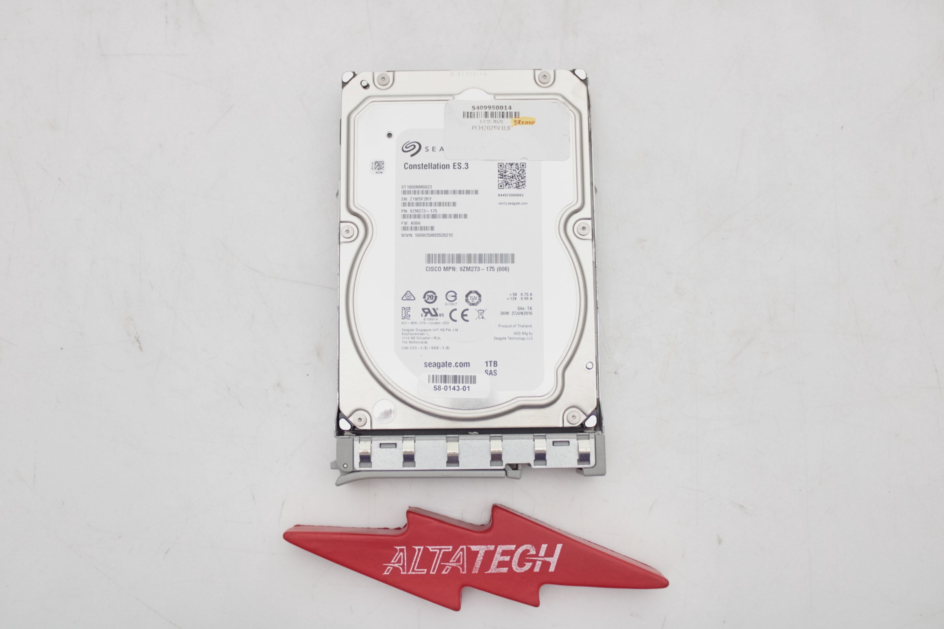 UCS UCS-HDD1TI2F212 1TB SAS 7.2K 3.5" 6G HDD Hard Disc Drive