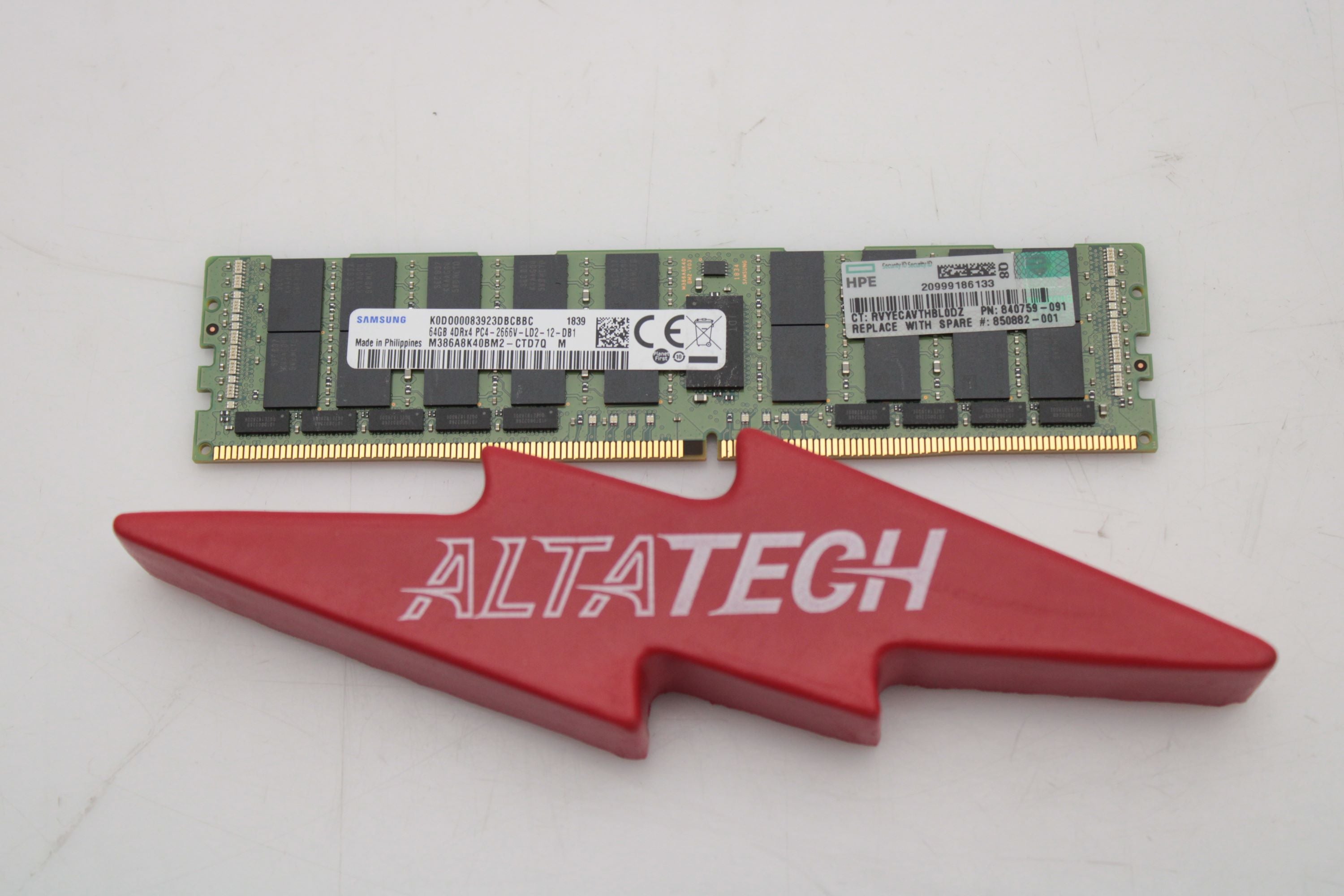 HP 850882-001 64GB PC4-21300V-L 4DRx4 LRDIMM ECC Registered
