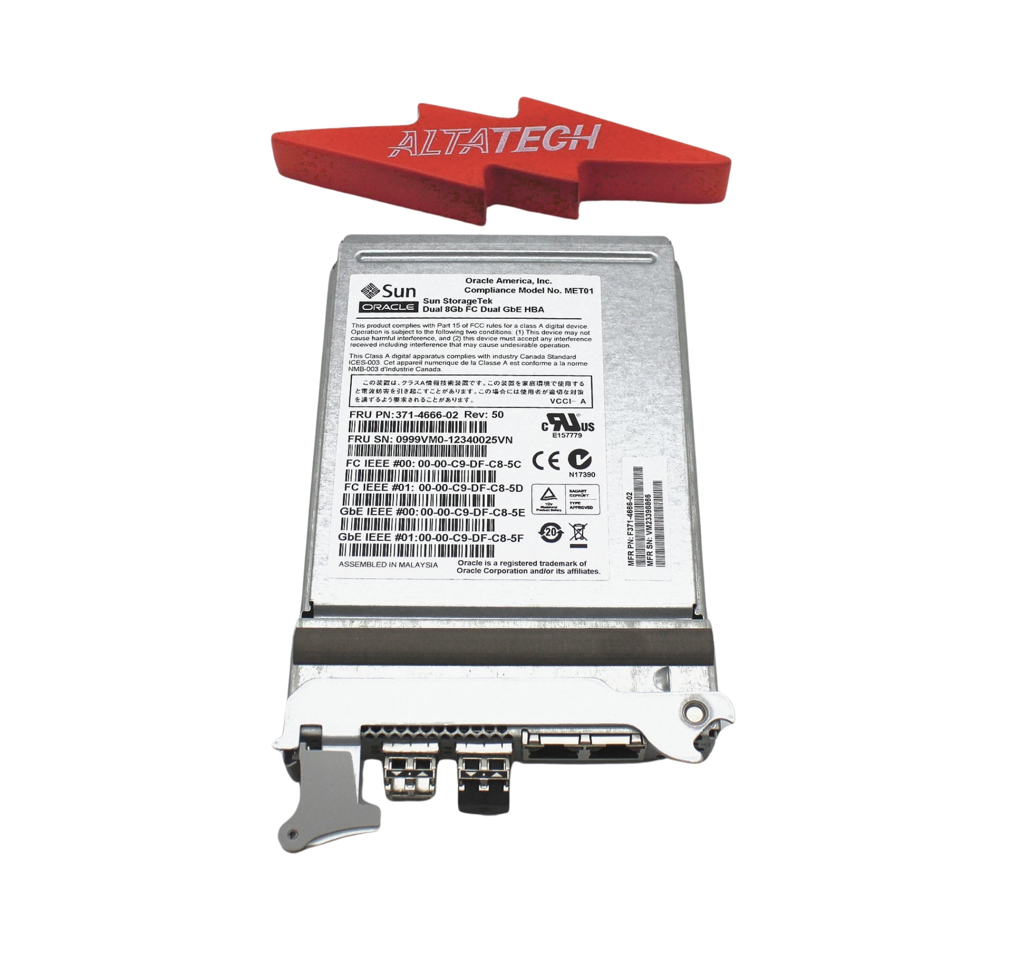 Sun Microsystems 371-4666 8GB/SEC PCI EXPRESS DUAL FC / HBA