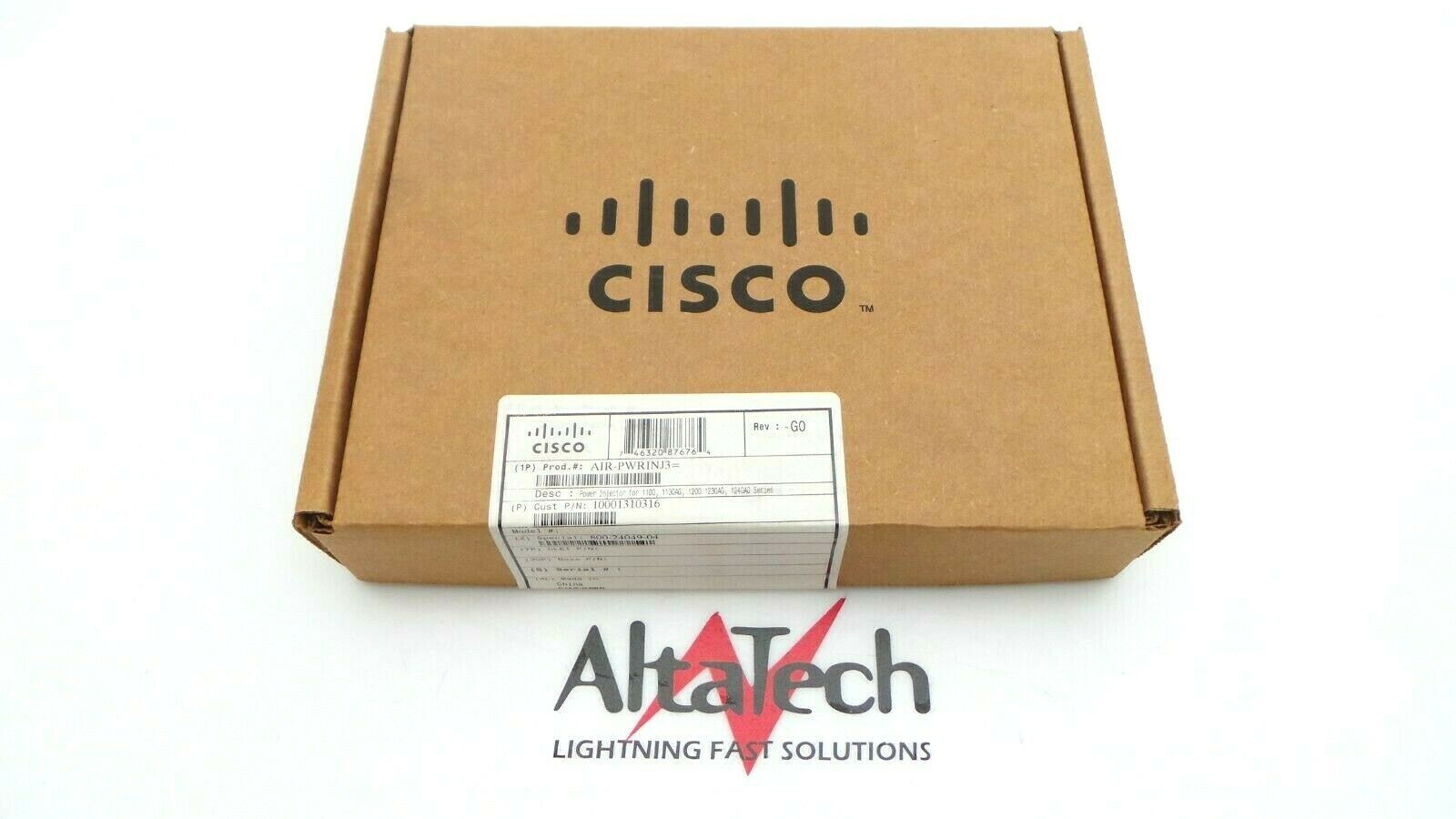Cisco AIR-PWRINJ3_NOB Aironet 1100/1200 1240 AG Power Inject
