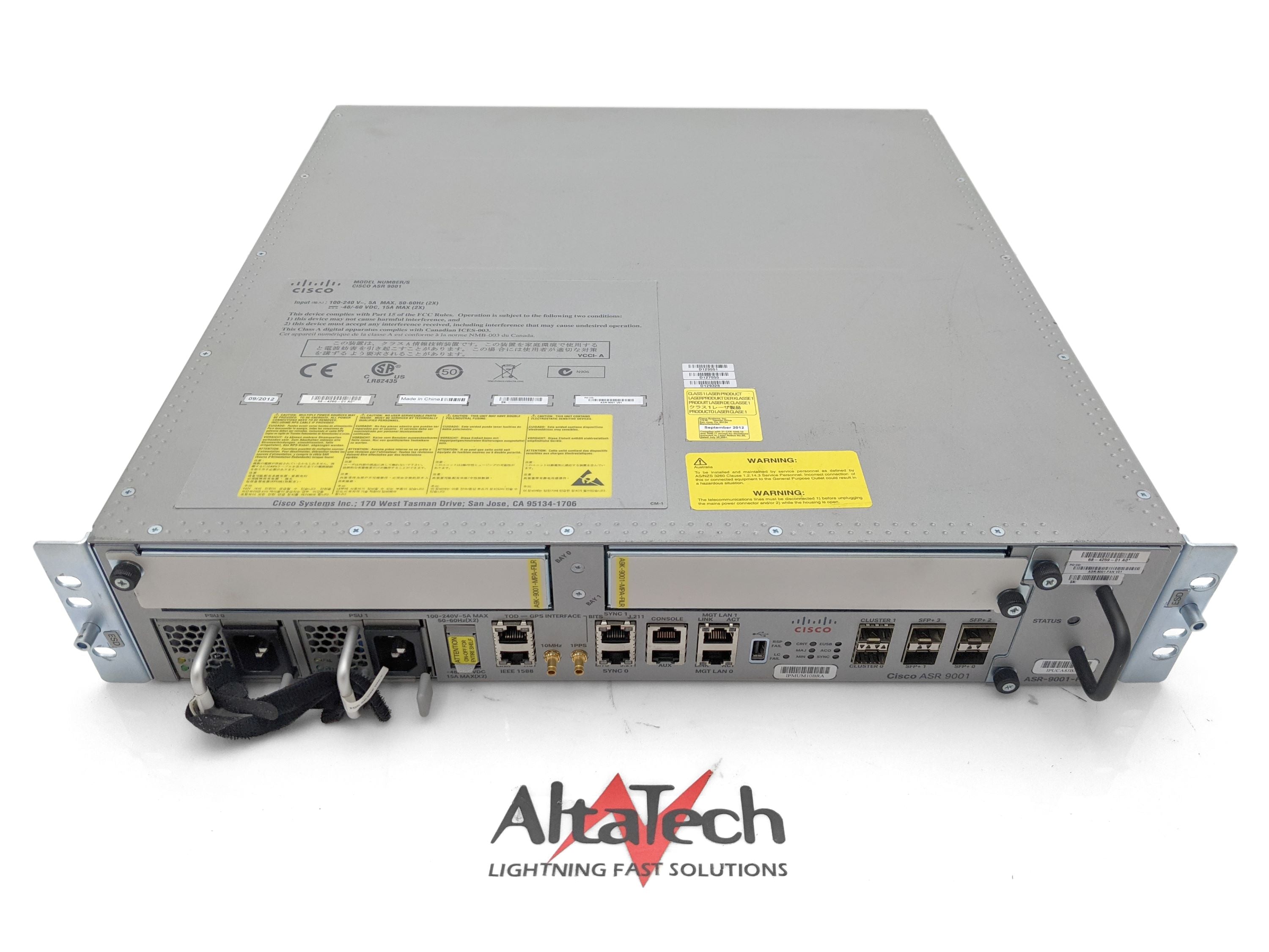 Cisco ASR 9000 Series 40GE Router ASR-9001, 2x Redundant AC