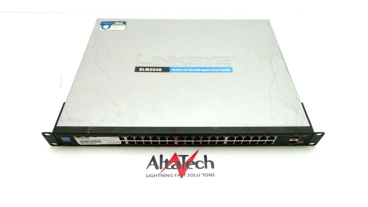 Cisco SLM2048 Linksys 48-Port Gigabit Ethernet Smart Switch | Alta ...