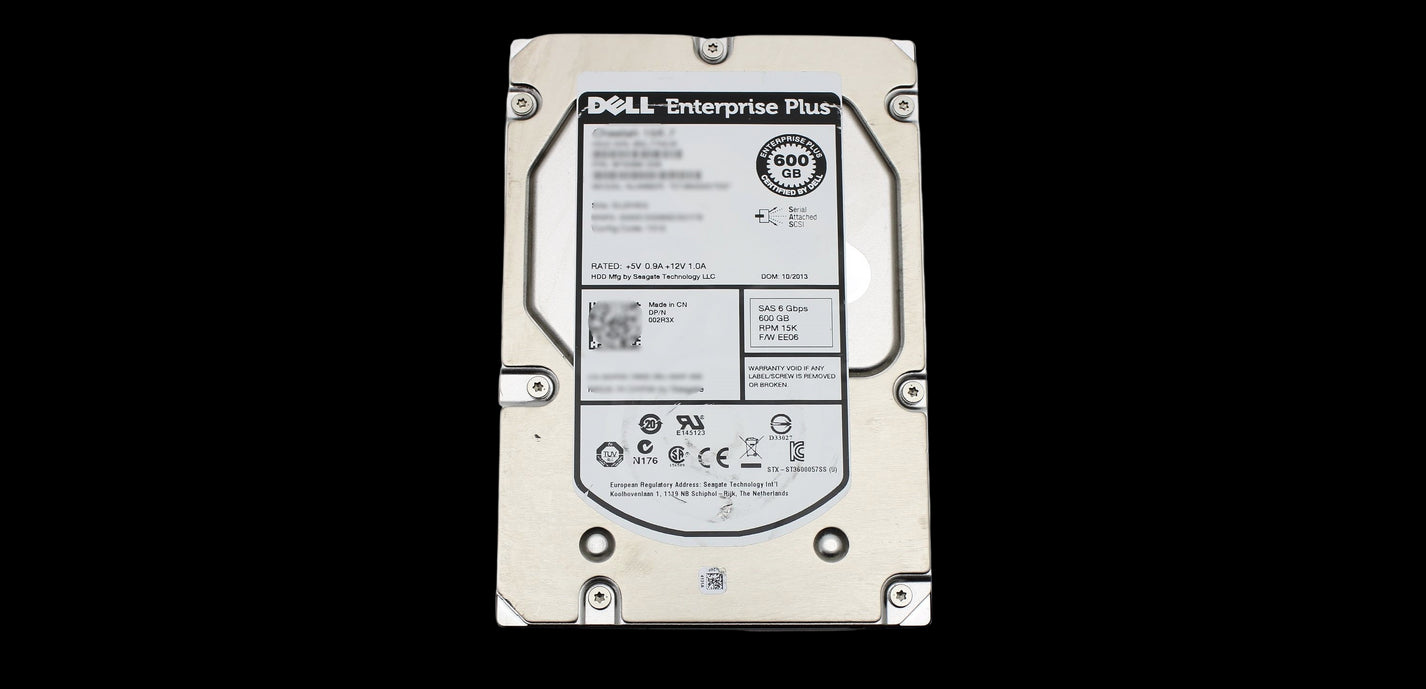 Dell 002R3X 600GB 15K SAS 3.5" 6G