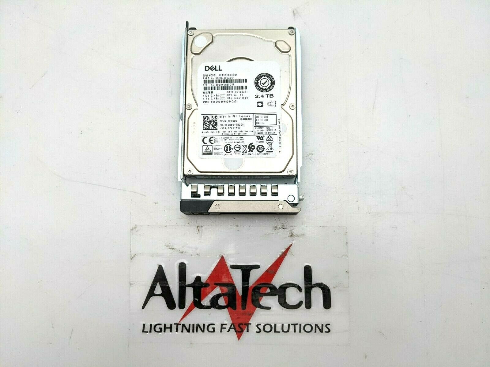 Dell 400-AVFL 2.4TB 10K SAS 2.5 12G HDD