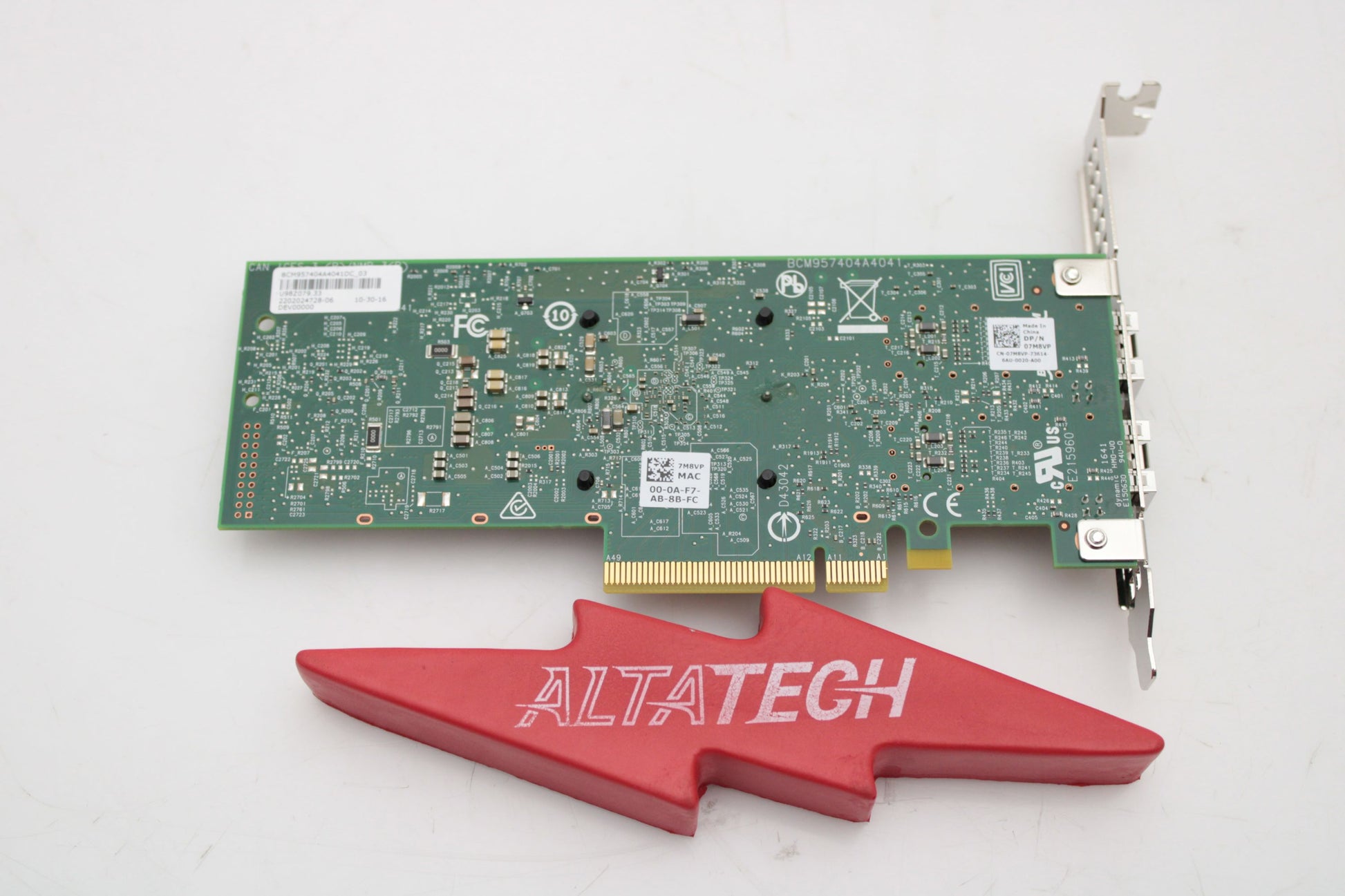 Dell 7M8VP Broadcom 57404 Dual Port Network Adapter 25GB DA/