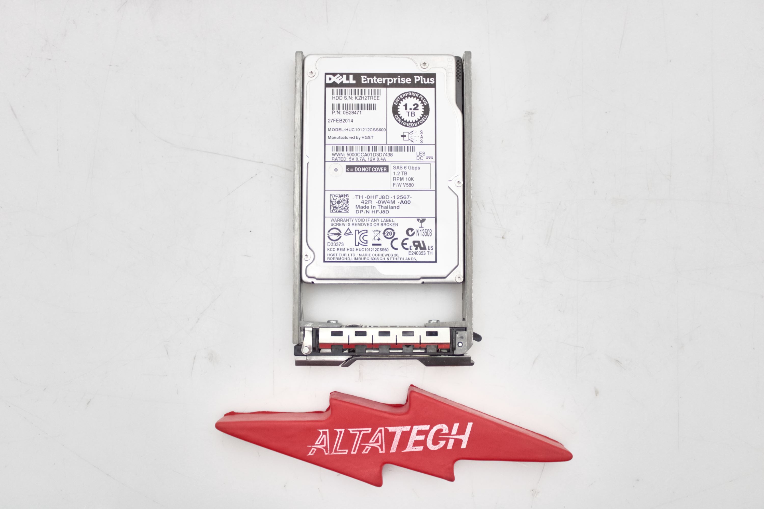 Dell HFJ8D-EQL 1.2TB 10K SAS 2.5 6G HUC101212CSS600 / 0B2847