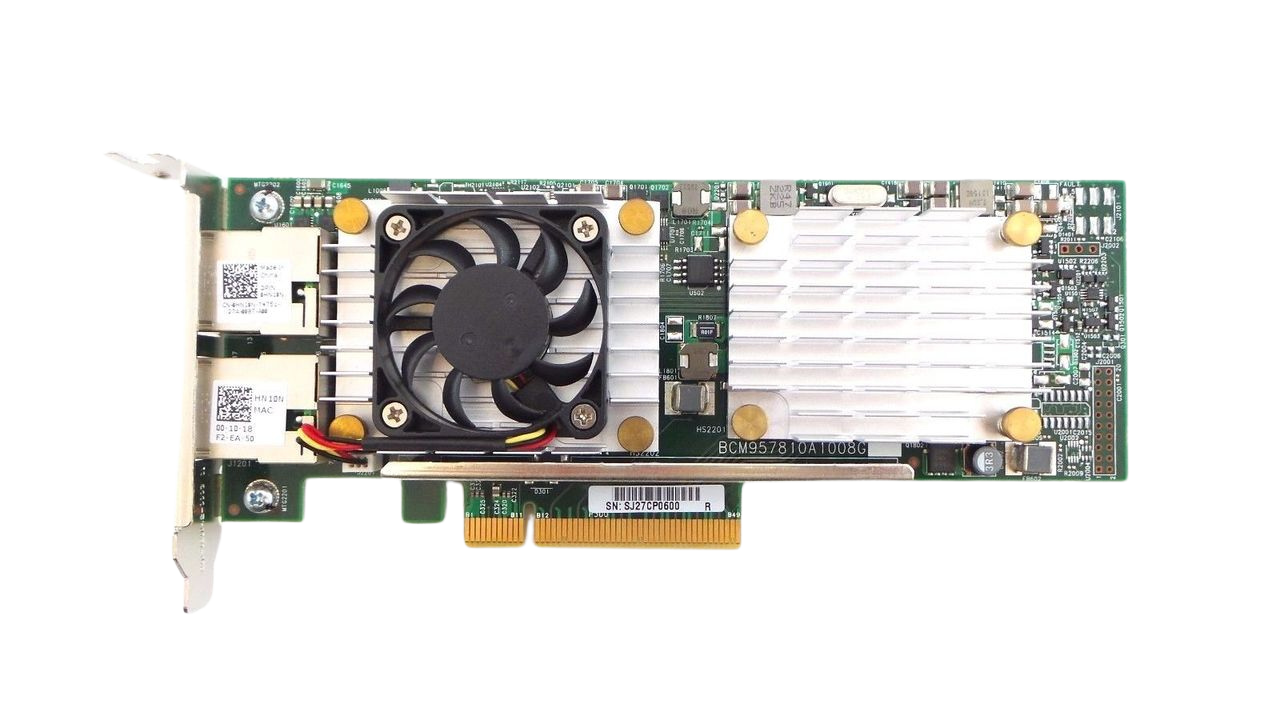 Dell HN10N BROADCOM 57810S DP 10G BASE-T CNA LP