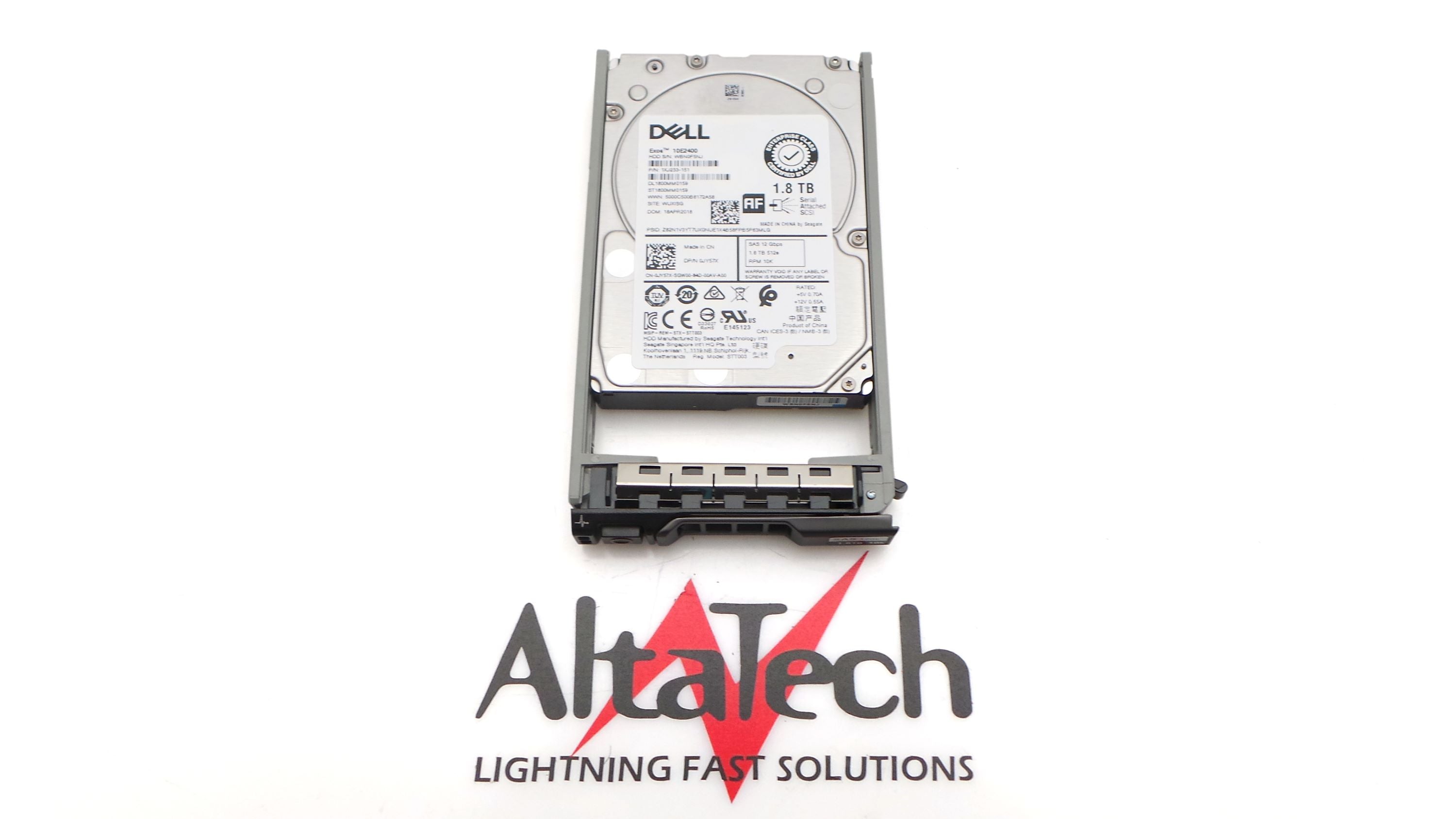 Dell JY57X_NOB 1.8TB 10K SAS 2.5" HDD