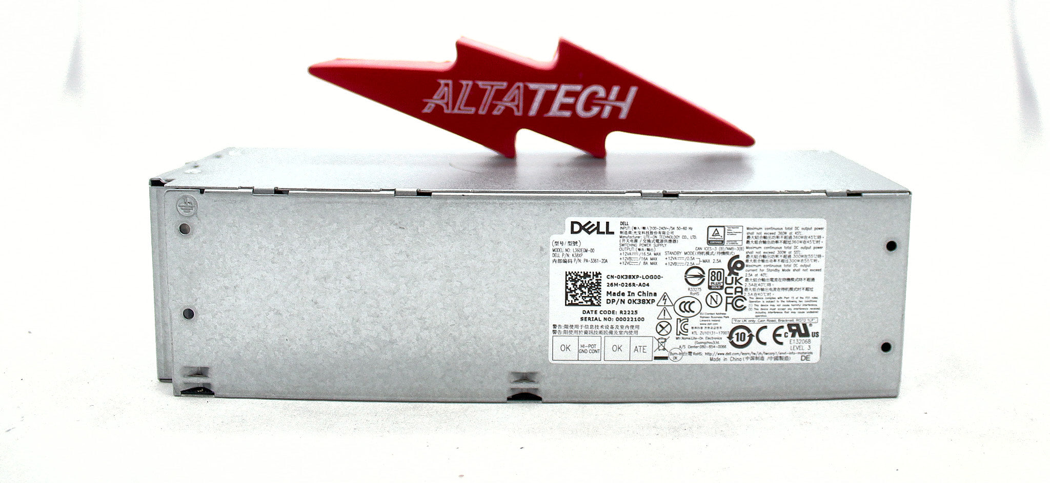 Dell K38XP 360W POWER OPT 7070 MT 6PIN