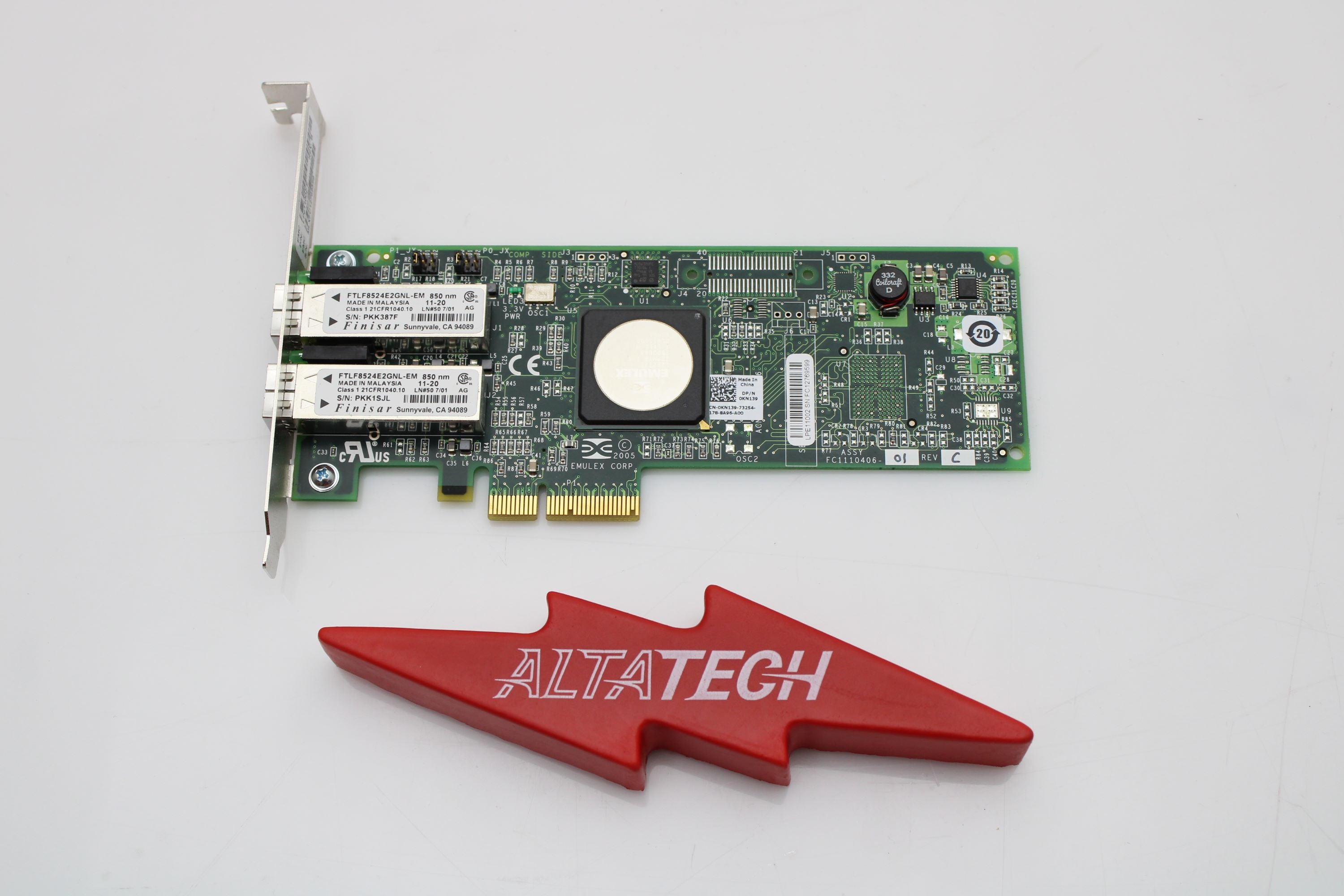 Dell KN139 4GB Dual Port PCIE HBA Lightpulse Emulex LPE11002