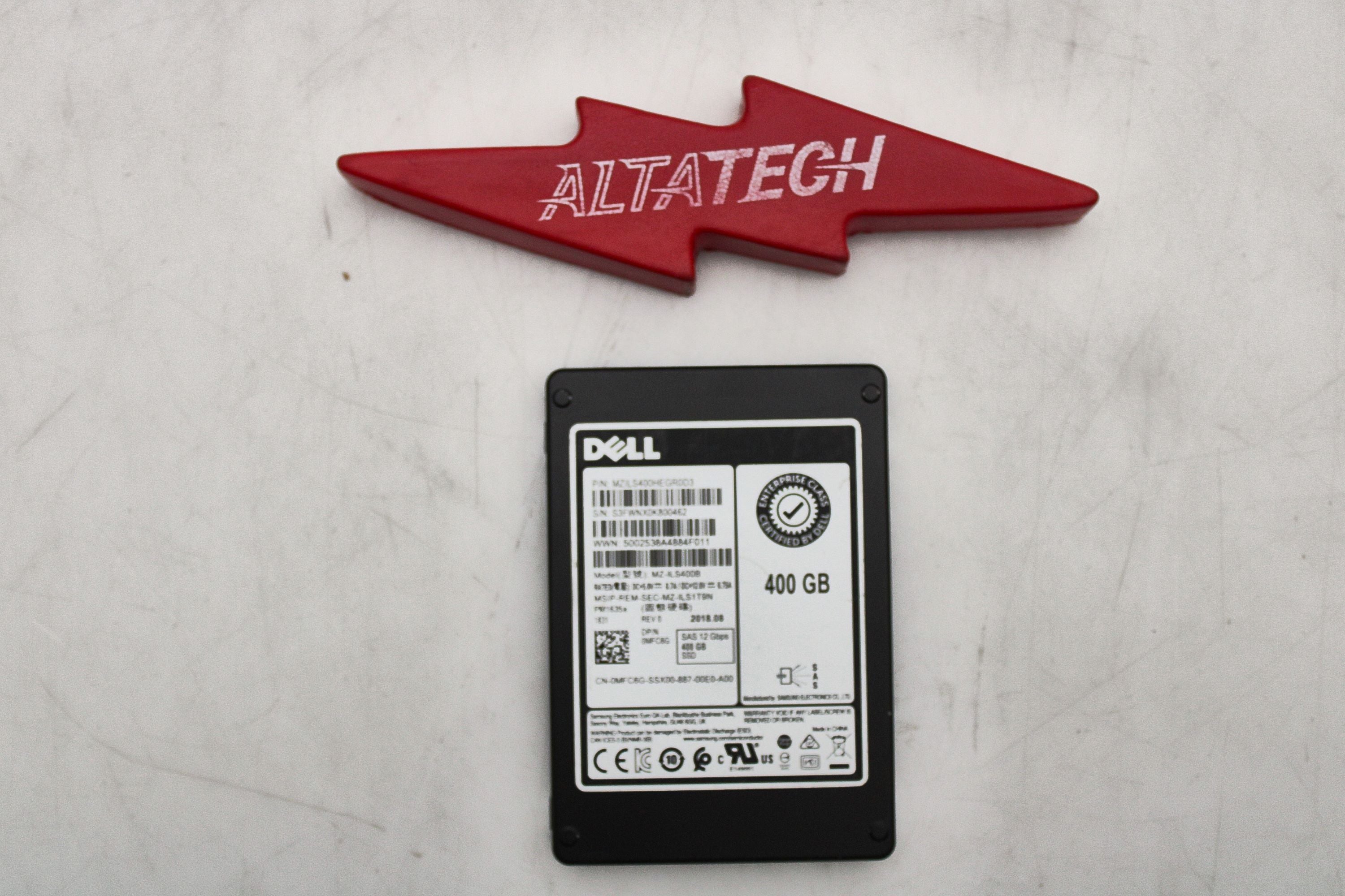 Dell MFC6G 400GB SSD SAS 2.5 12G MU PM1635A MZILS400HEGR0D3