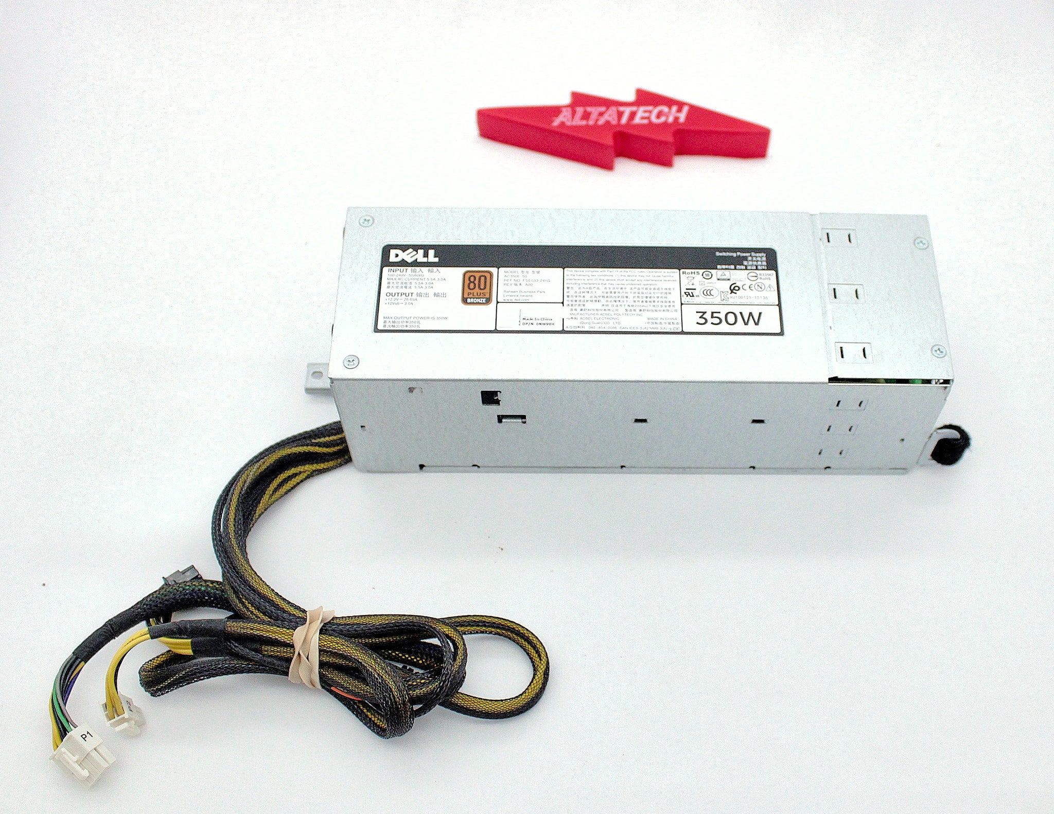 Dell NW98H 350W NON-REDUNDANT PSU 80 PLUS For T330/T340 Powe