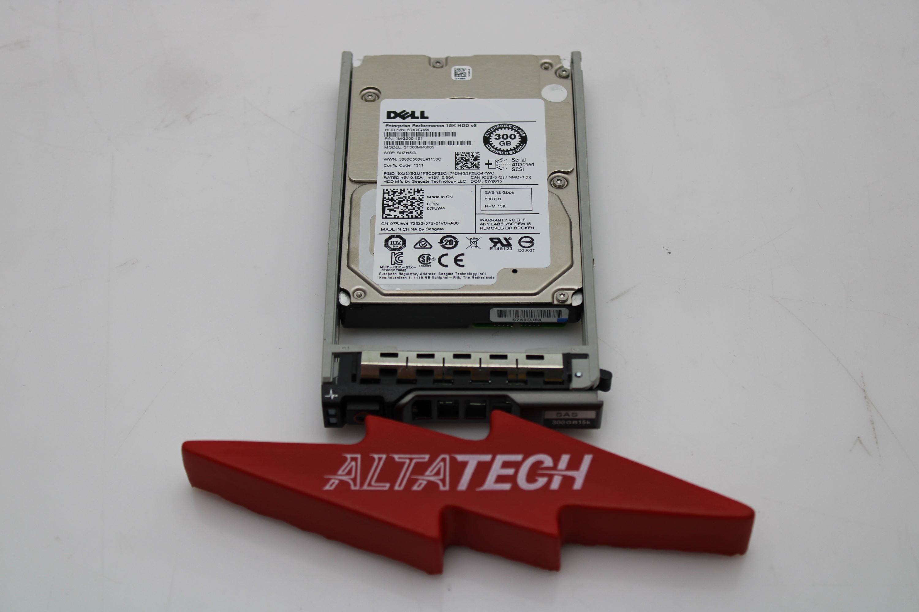 Dell PDNT1 300GB 15K SAS 2.5 12G HDD G14 Tray Hard Disc Driv