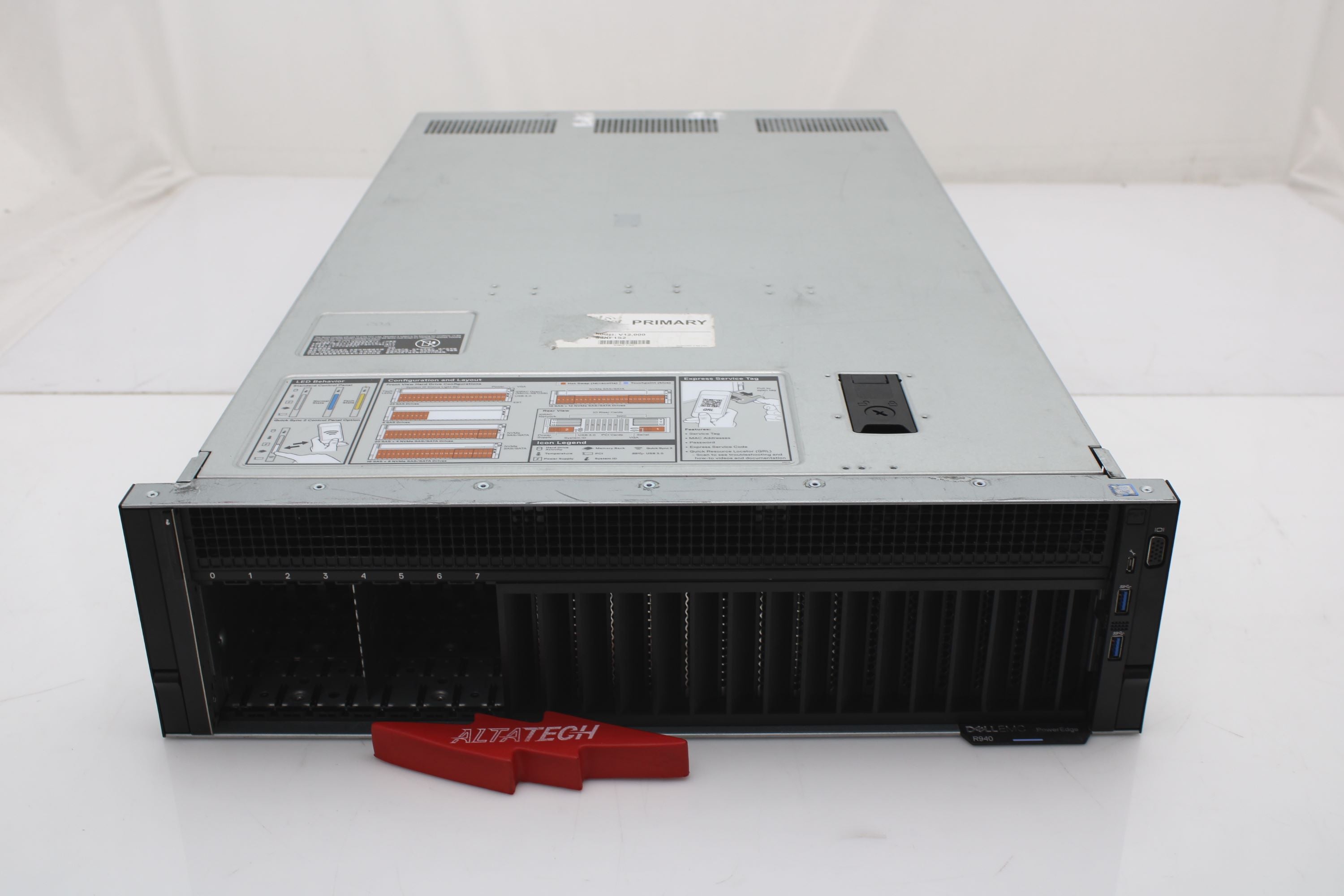 Dell PowerEdge R940 8X2.5' 3U Server Chassis w/ System Board