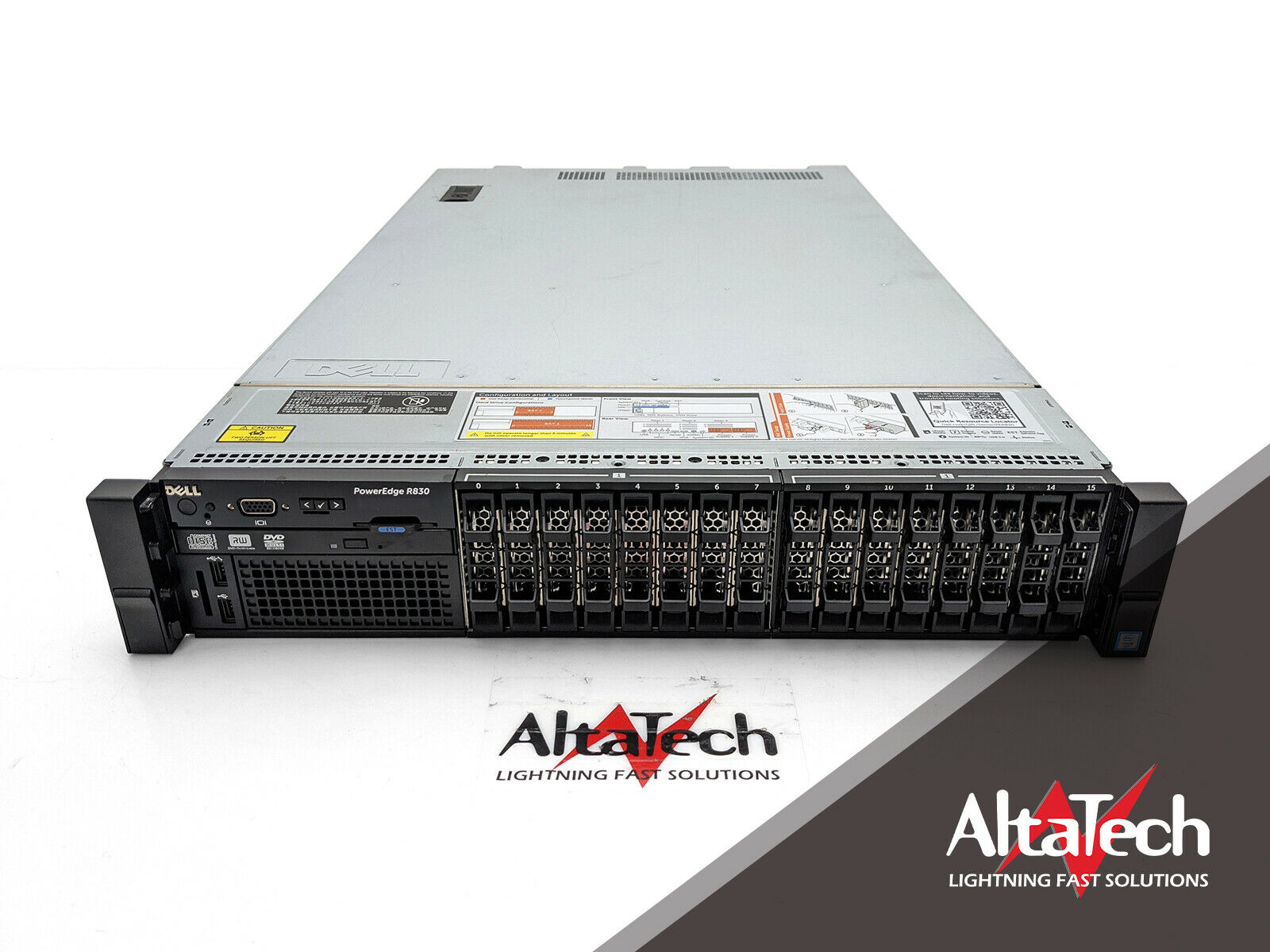 Dell PowerEdge R830 16x2.5" Configured Server 2xE5-4655v4 16