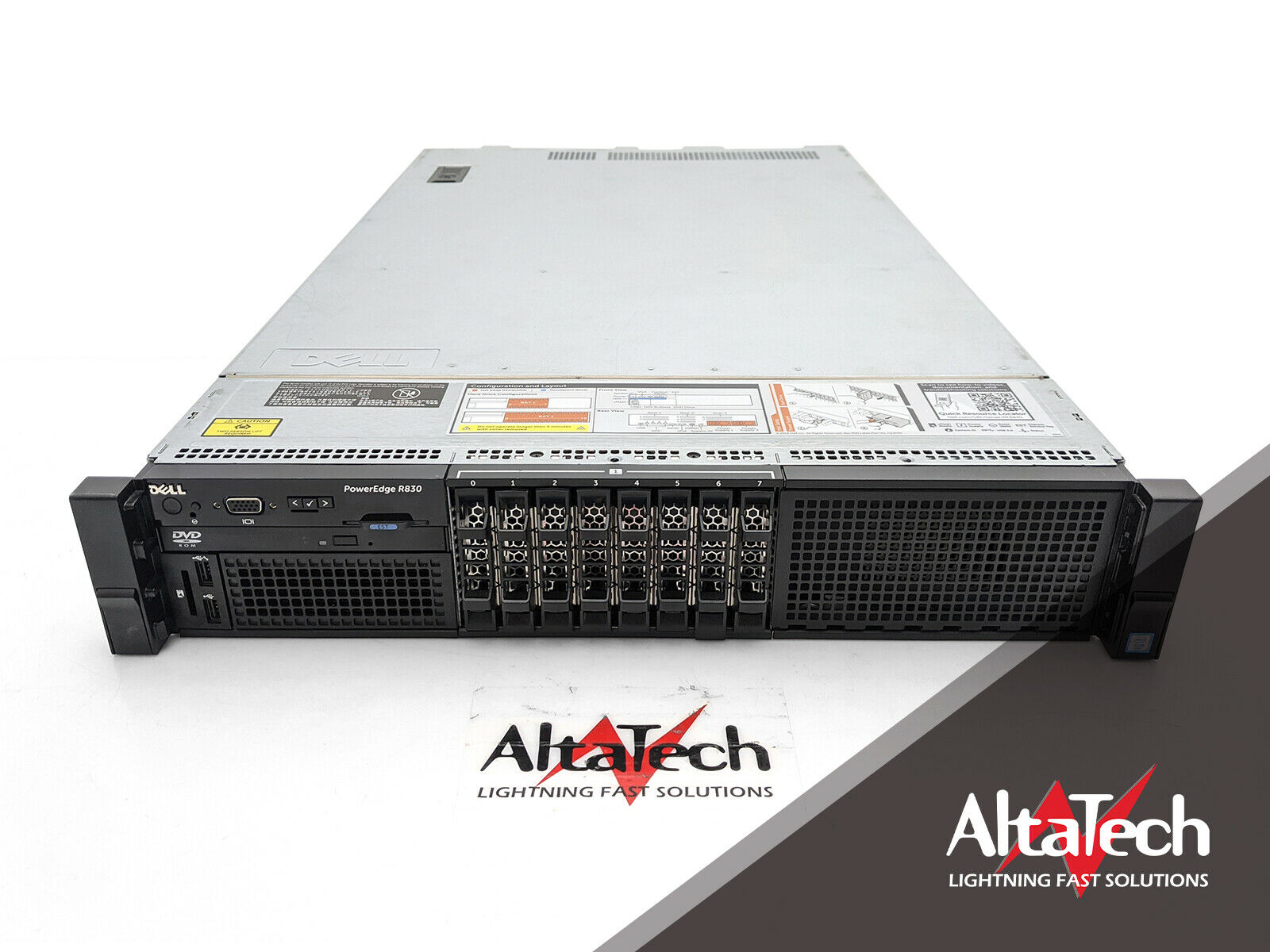 Dell PowerEdge R830 8 BAY 2X E5-4655V4 2.5GHZ 256GB Memory 4
