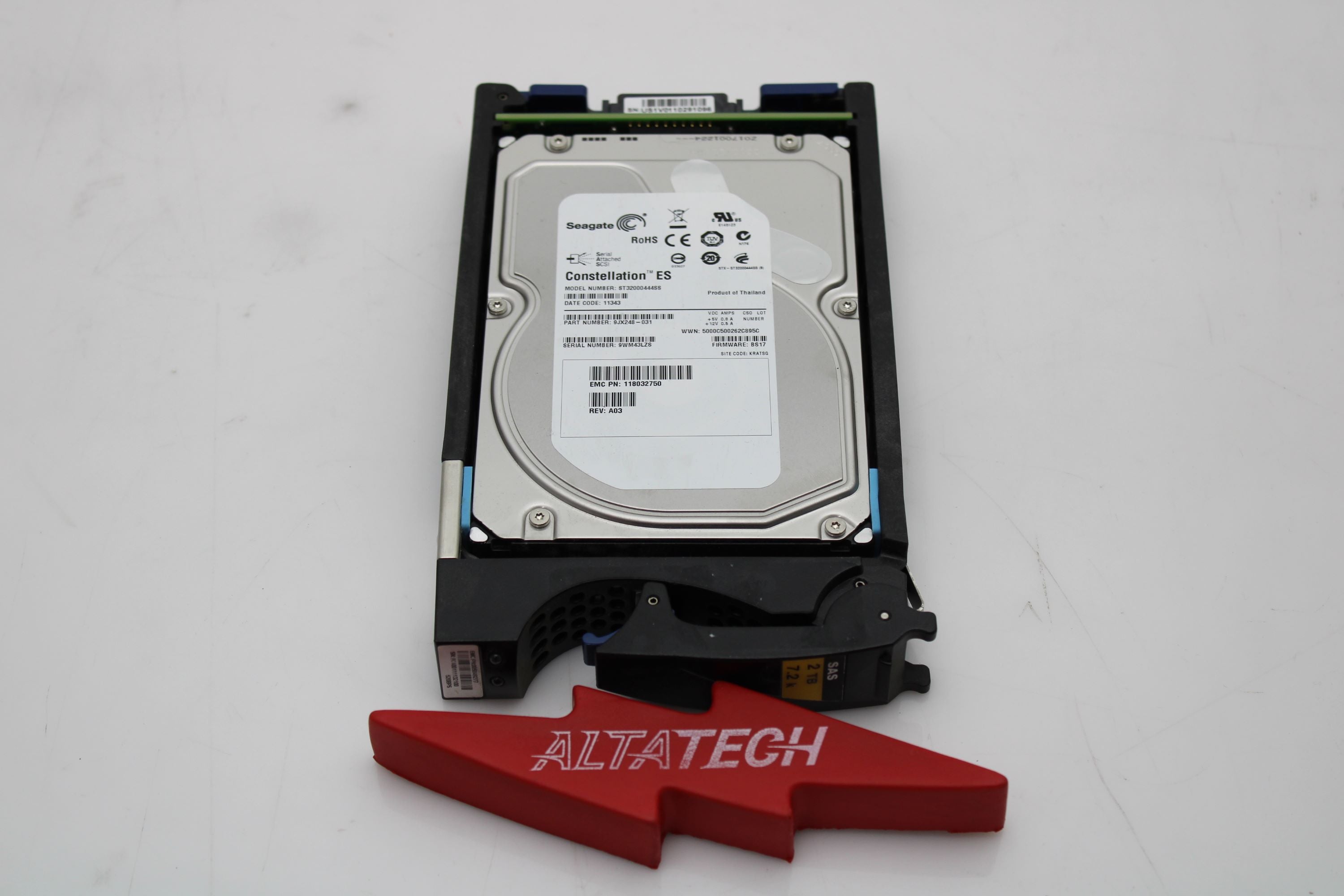 EMC 005050141 2TB 7.2K SAS 3.5" 6G HDD V3-VS07-020 Hard disk
