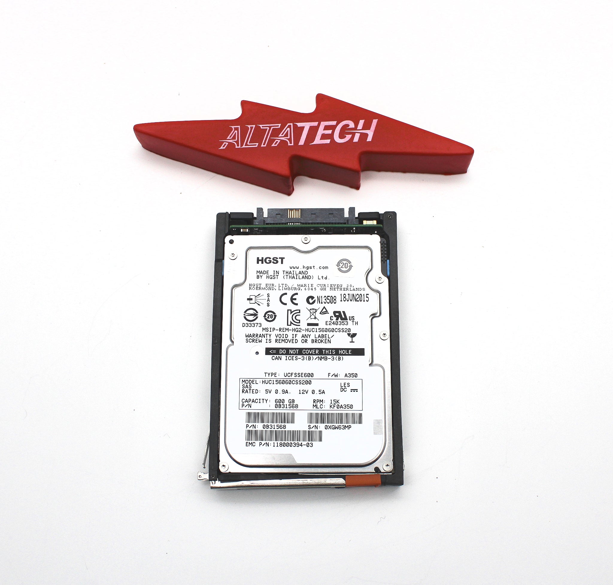 EMC 005050935 600GB 15K SAS 2.5 6G VNX52/4/6/800