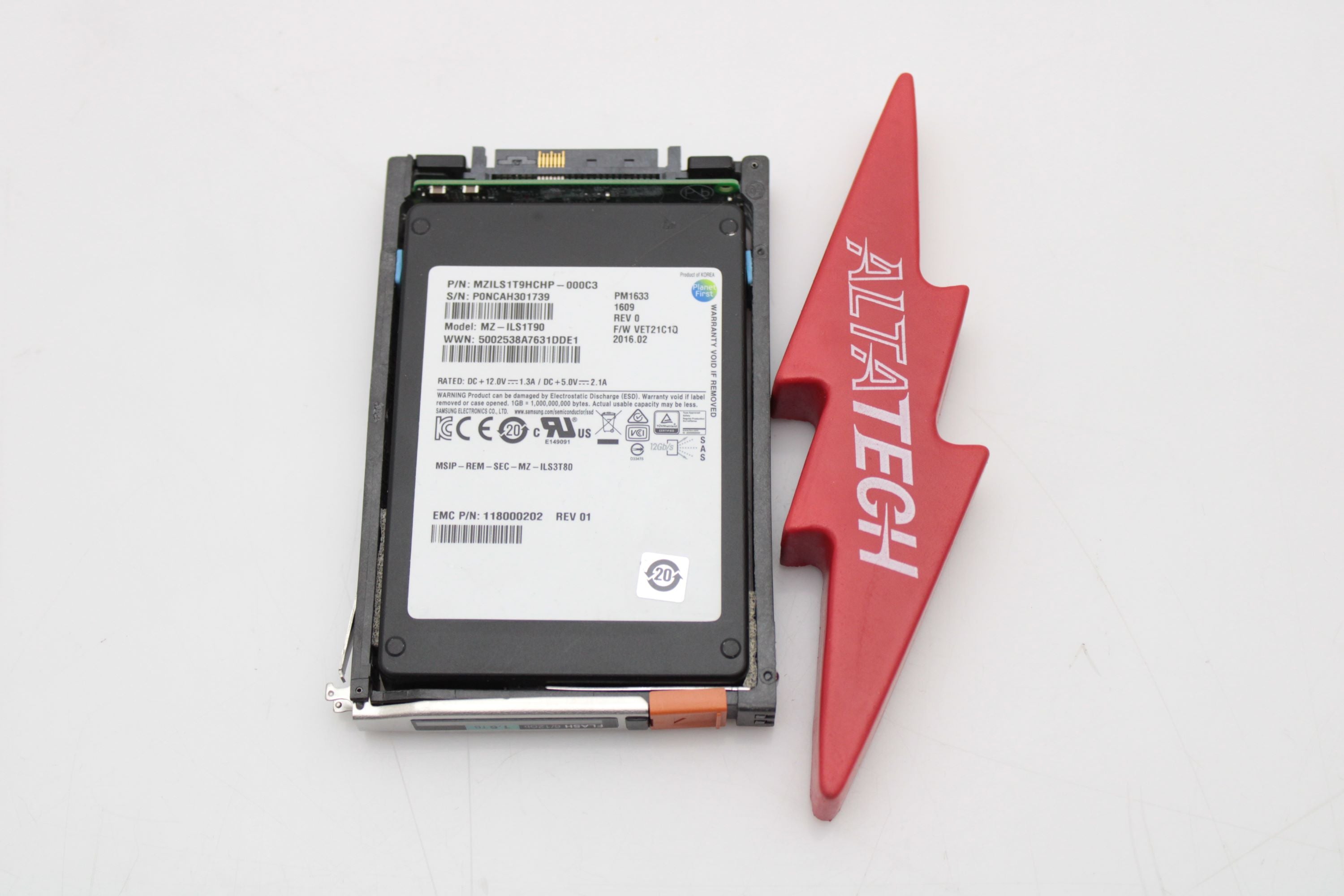 EMC 005051723 1.6TB SSD SAS SED 2.5 12G HDD VNX5200 Solid St