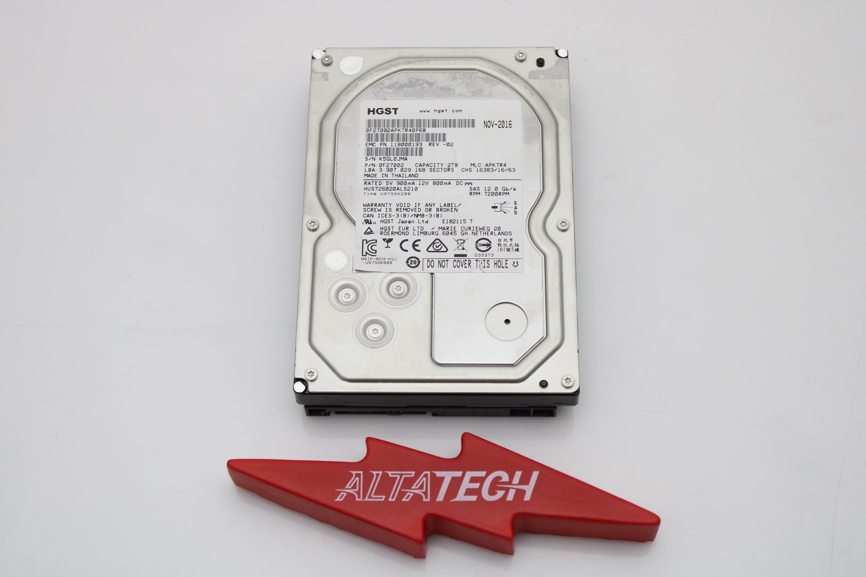 EMC 005051840 2TB 7.2K SAS 3.5 6G DATADOMAIN