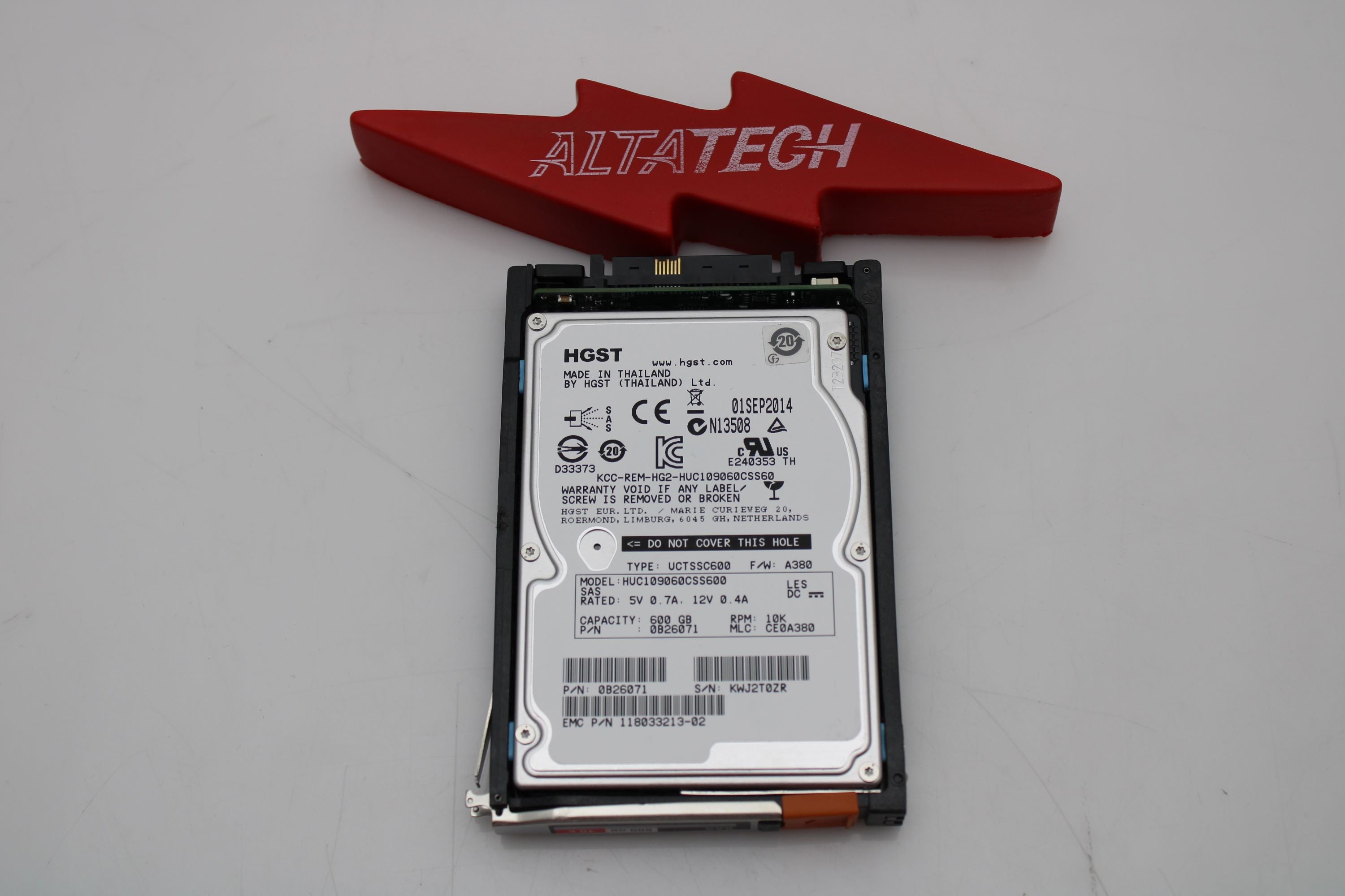 EMC 005052300 600GB 10K SAS 2.5 6G HDD 51/52/53