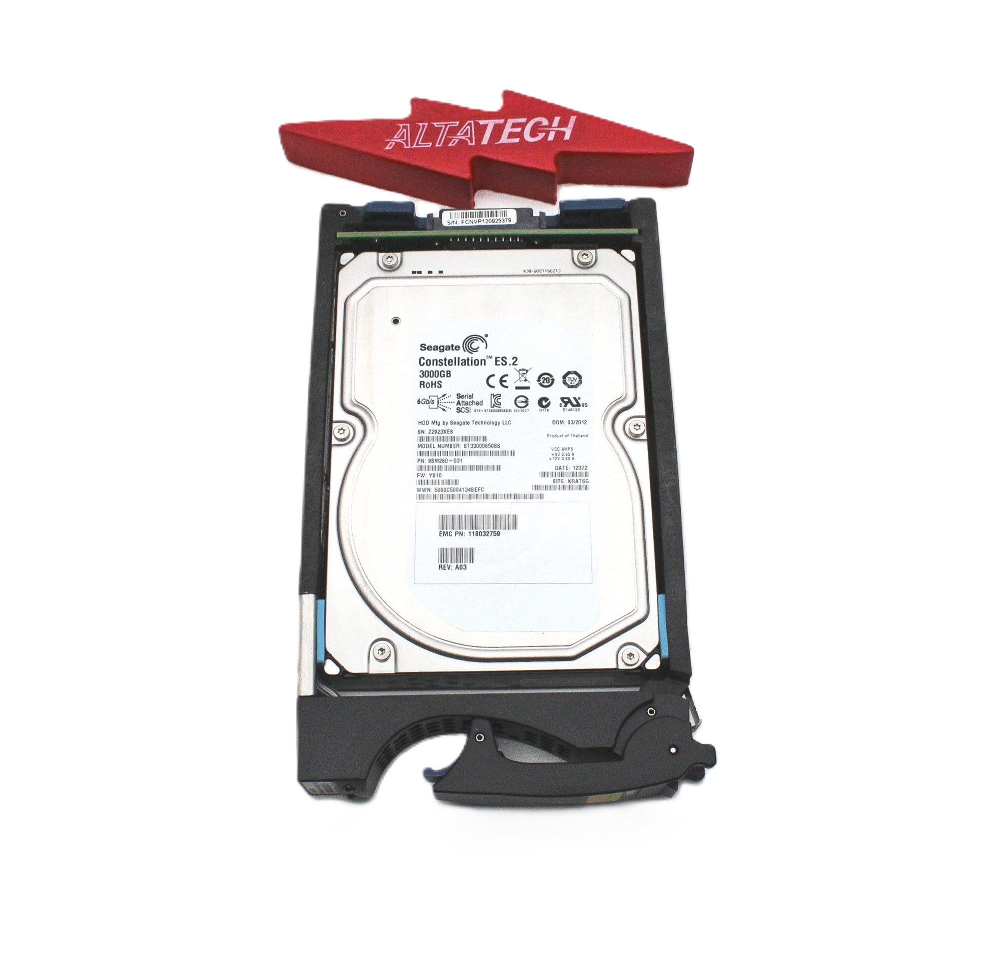 EMC 005052466 3TB 7.2K SAS 3.5 6G VNX52/54/56/58