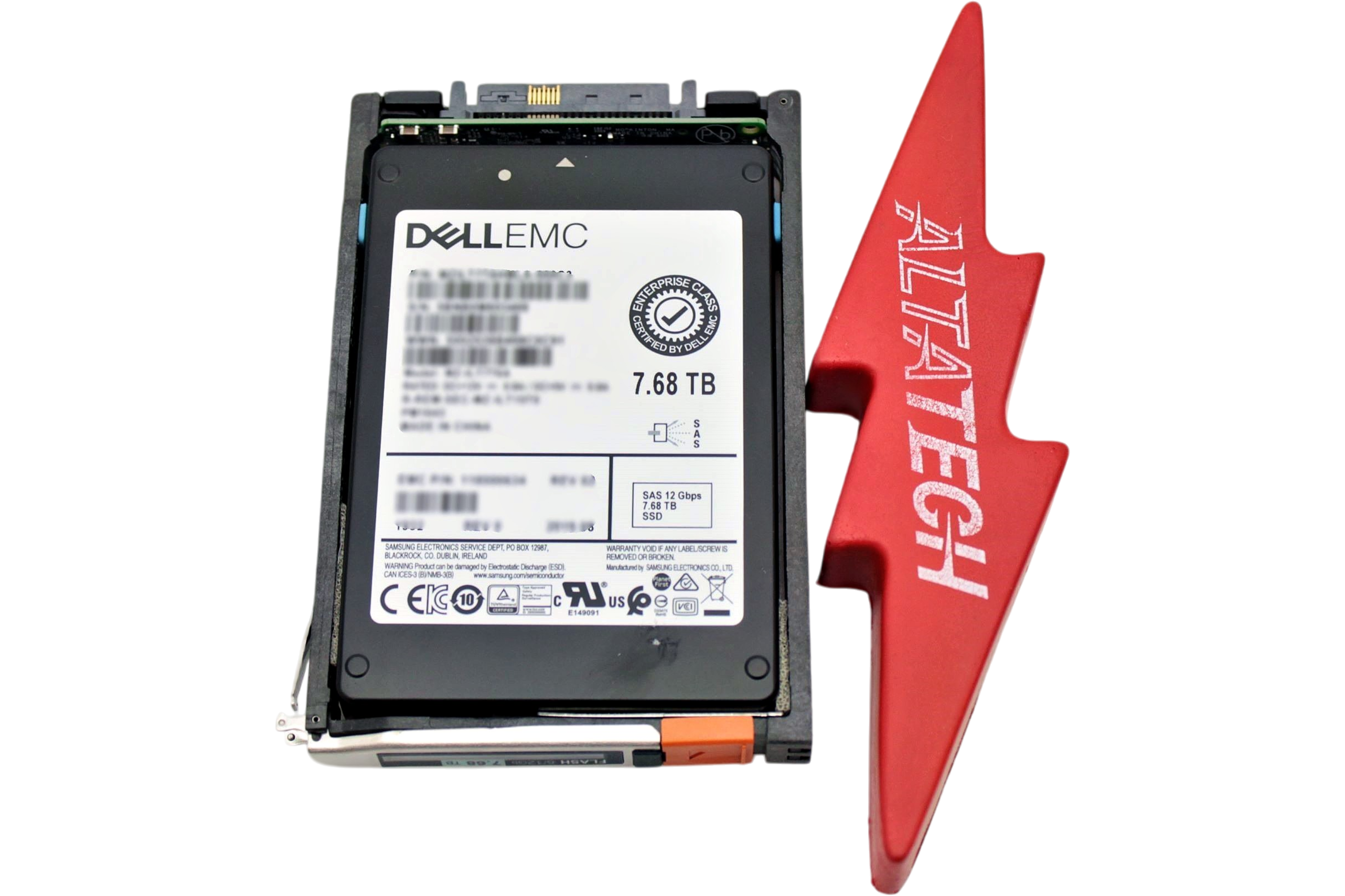 EMC 005052557 7.68TB SSD SAS 2.5 12G UNITY300-650F Solid Sta