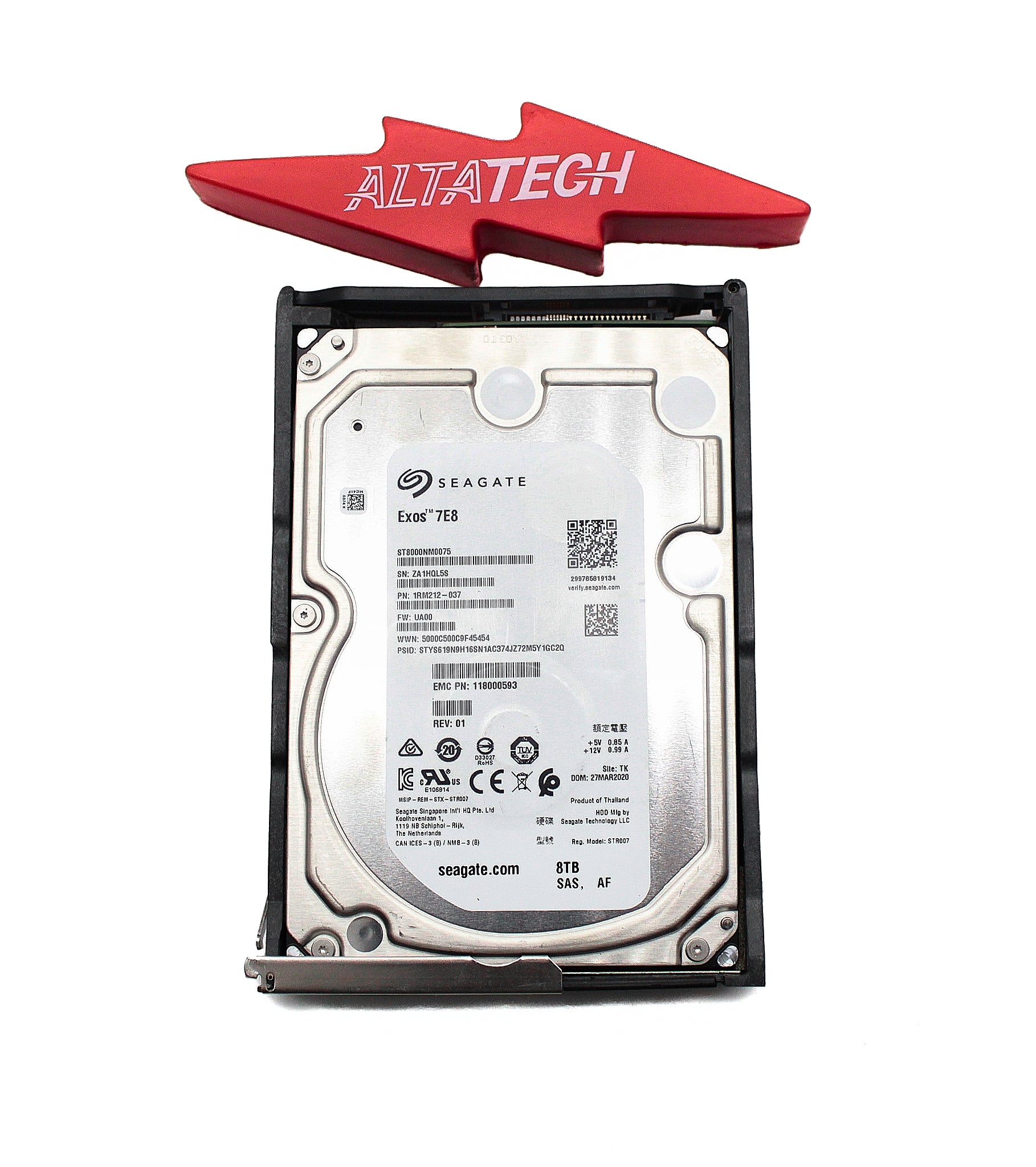 EMC 005053367 8TB 7.2K SAS 3.5 12G DS60