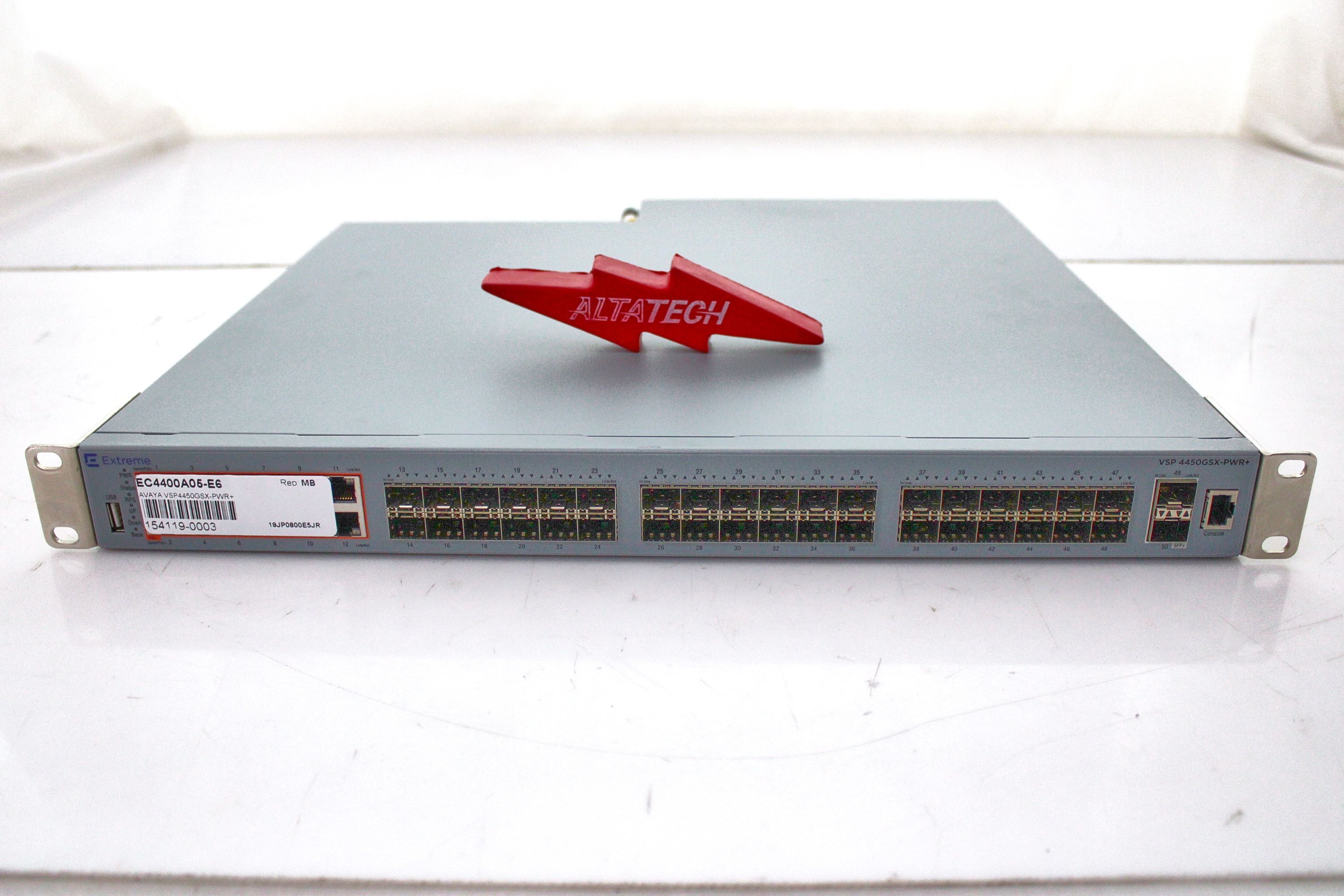 Extreme EC4400A05-E6 AVAYA VSP4450GSX-PWR+ SWITCH