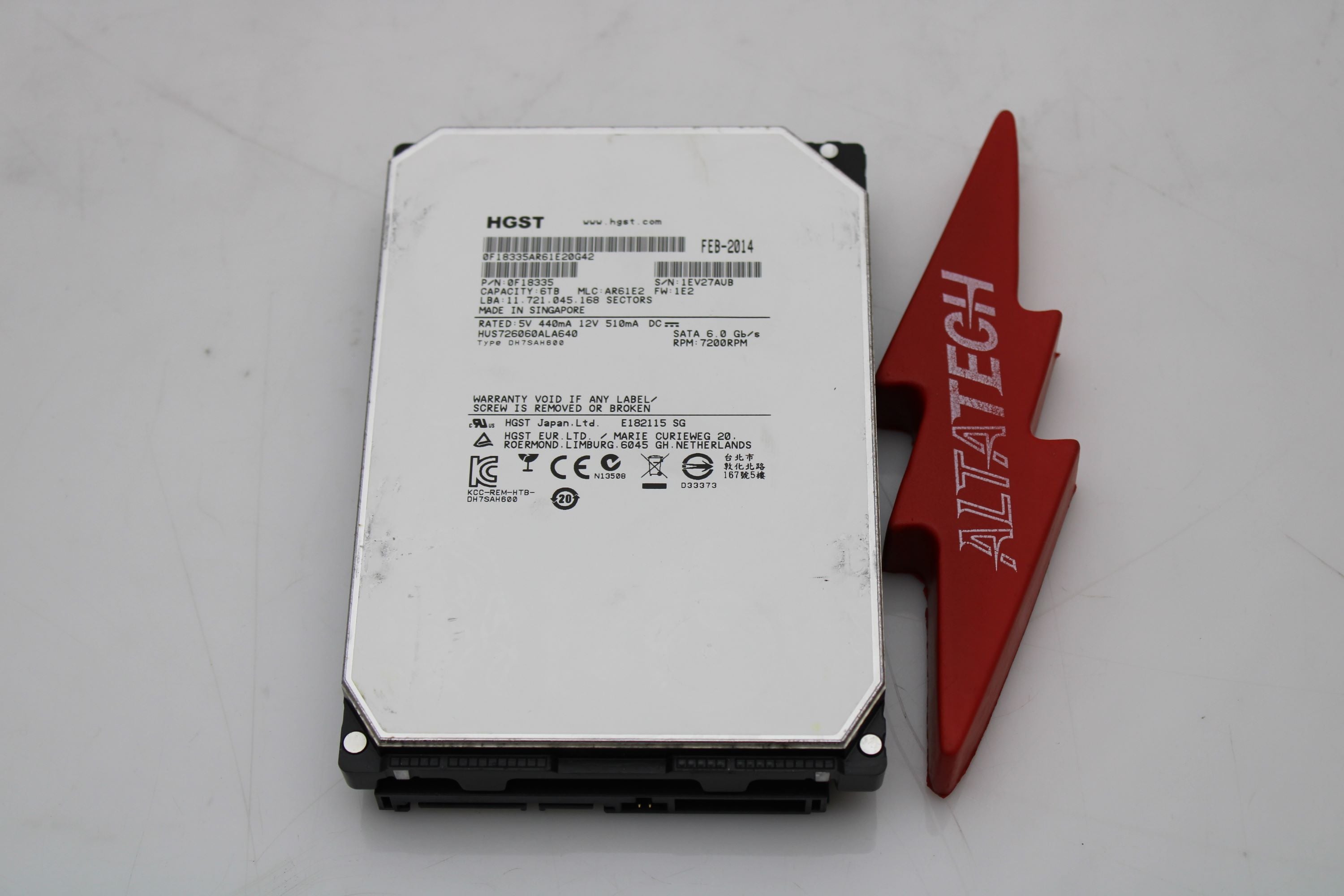 Hitachi HUS726060ALA640 6TB 7.2K SATA 3.5 6G HDD Hard Disc D