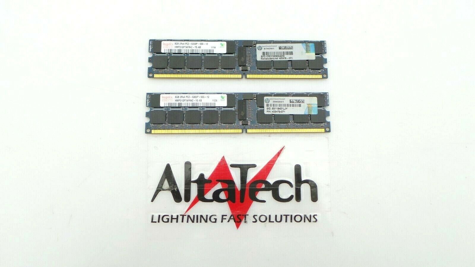 HP 408855-B21 16GB (2x8GB) 2Rx4 PC2-5300 DDR2 SDRAM ECC RAM