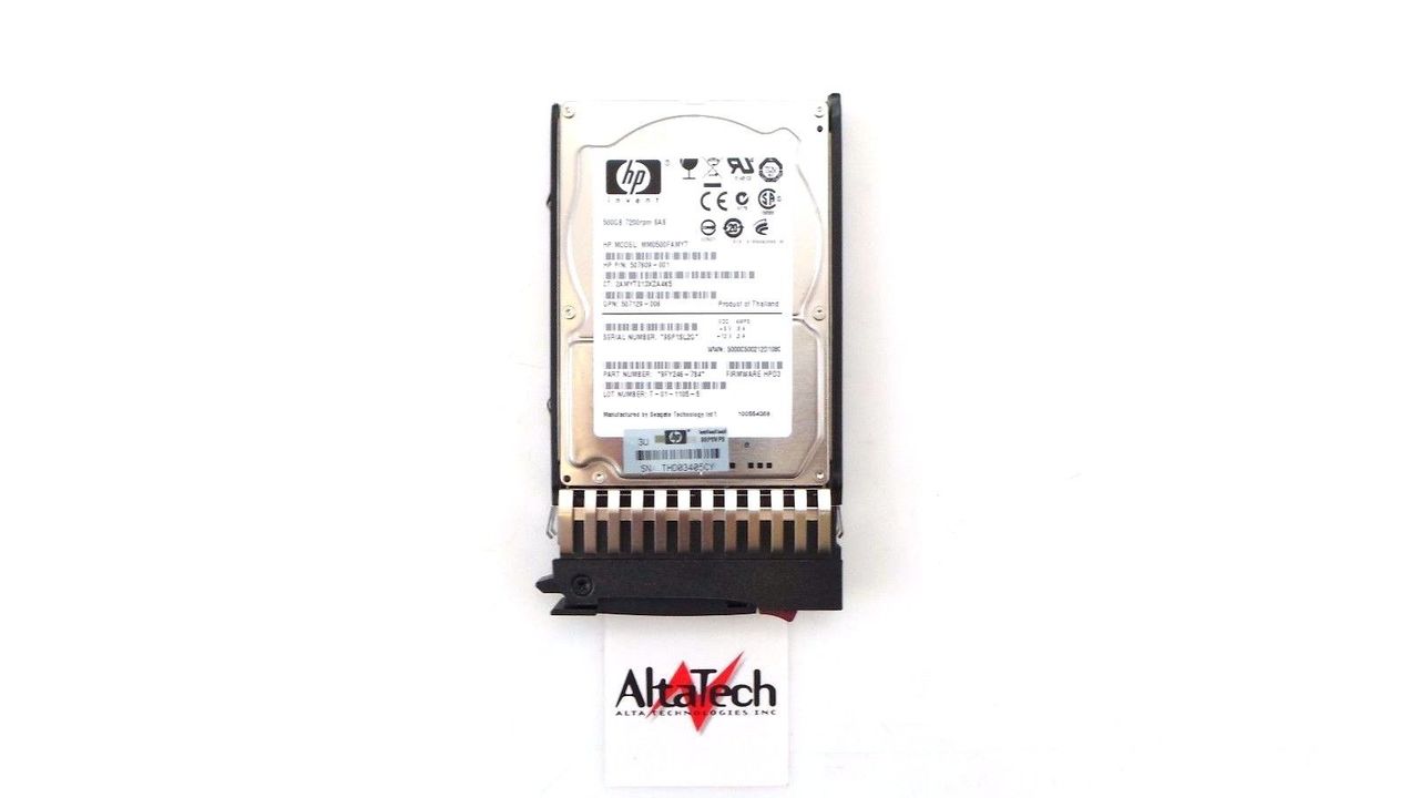 HP 507609-001 500GB 6G SAS 7.2K 2.5IN MDL HDD Hard Disc Driv
