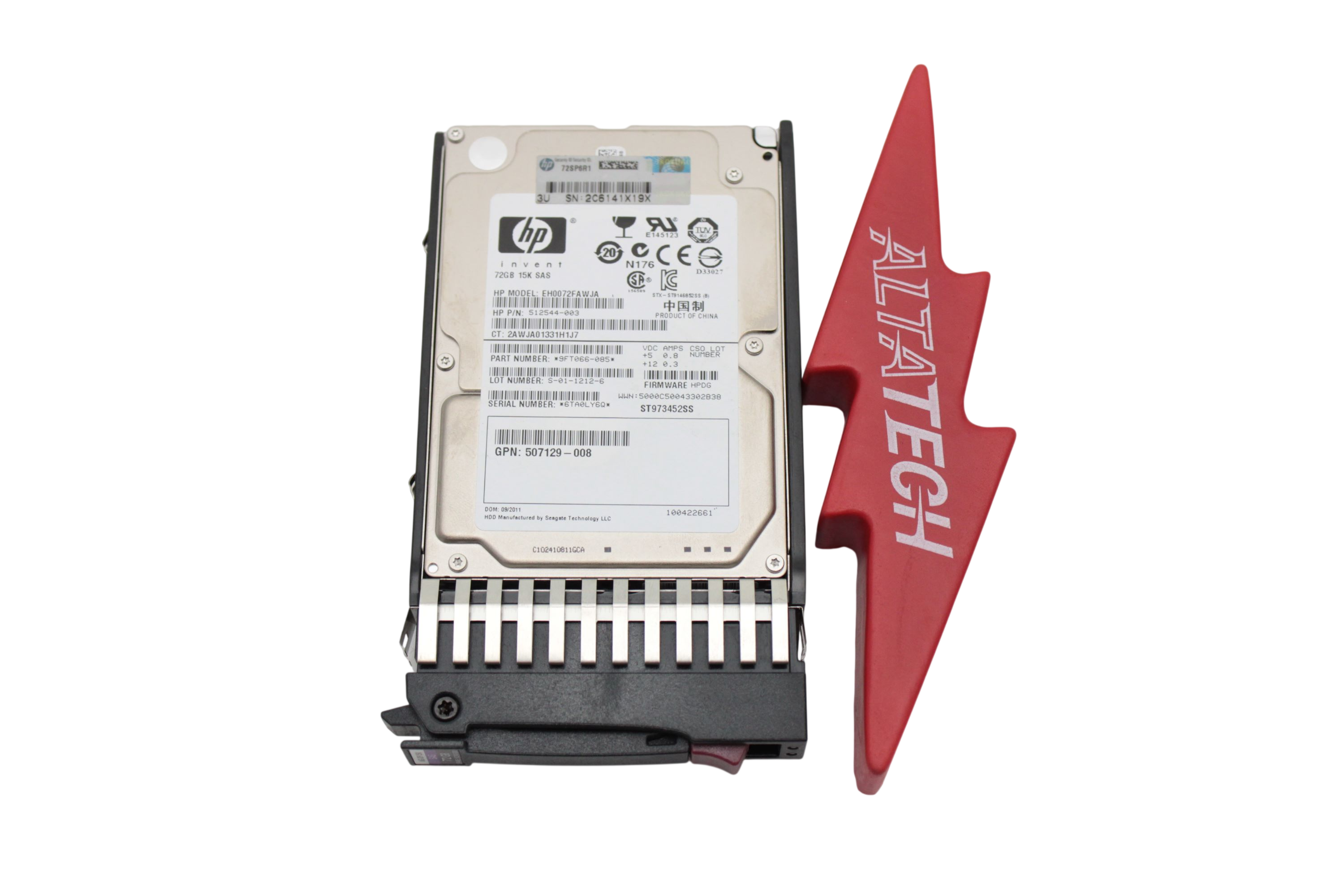 HP 512544-004 146GB 15K 6G 2.5 SAS HDD