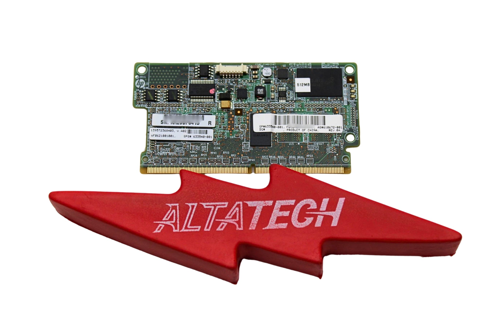 HP 633540-001 512MB Card Smart Array FDWC Flash Back Write Cache | Alta Technologies