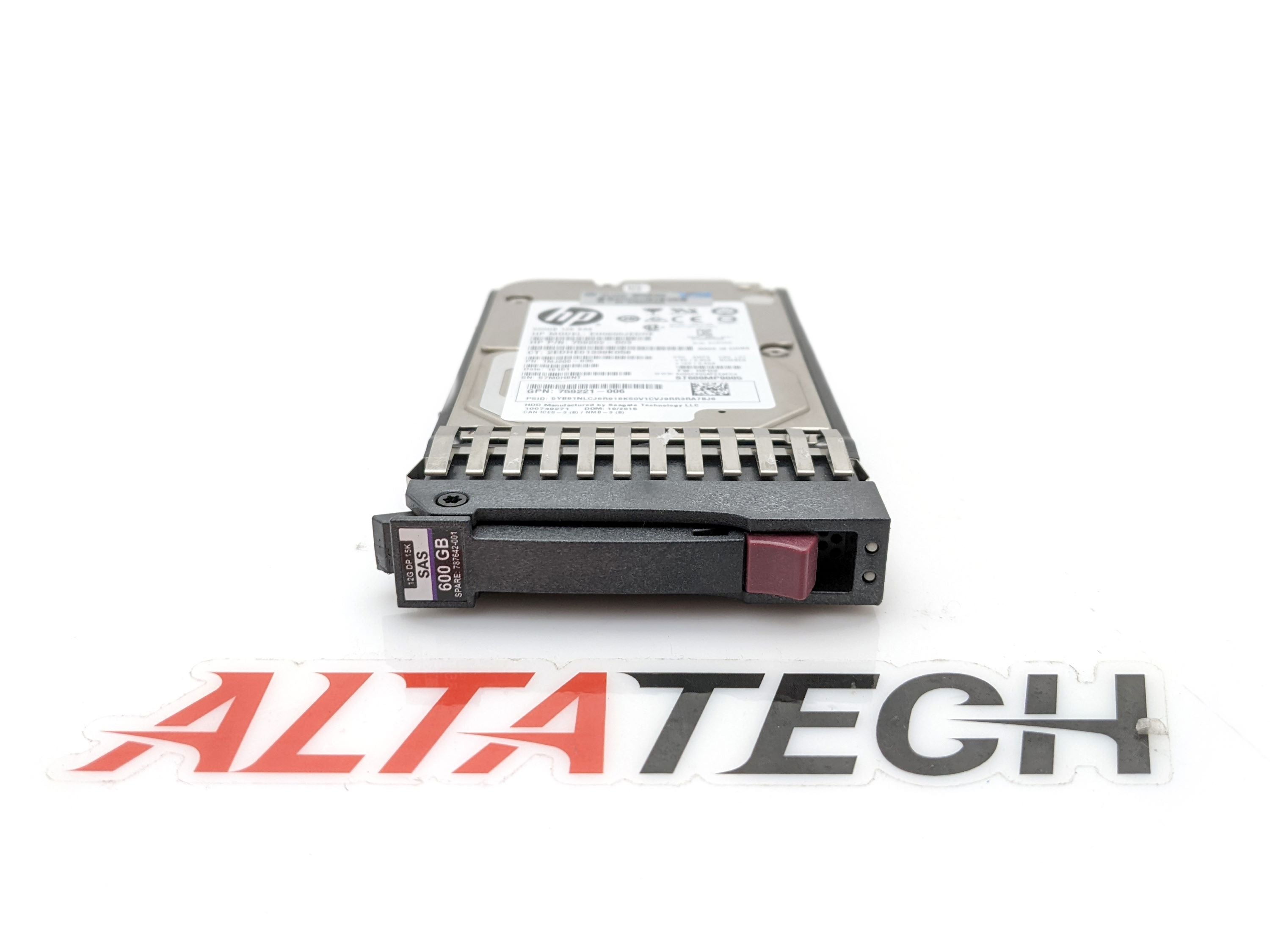 HPE MSA 600GB 15k 12G DP SAS SFF Hard Disk Drive J9F42A 7876