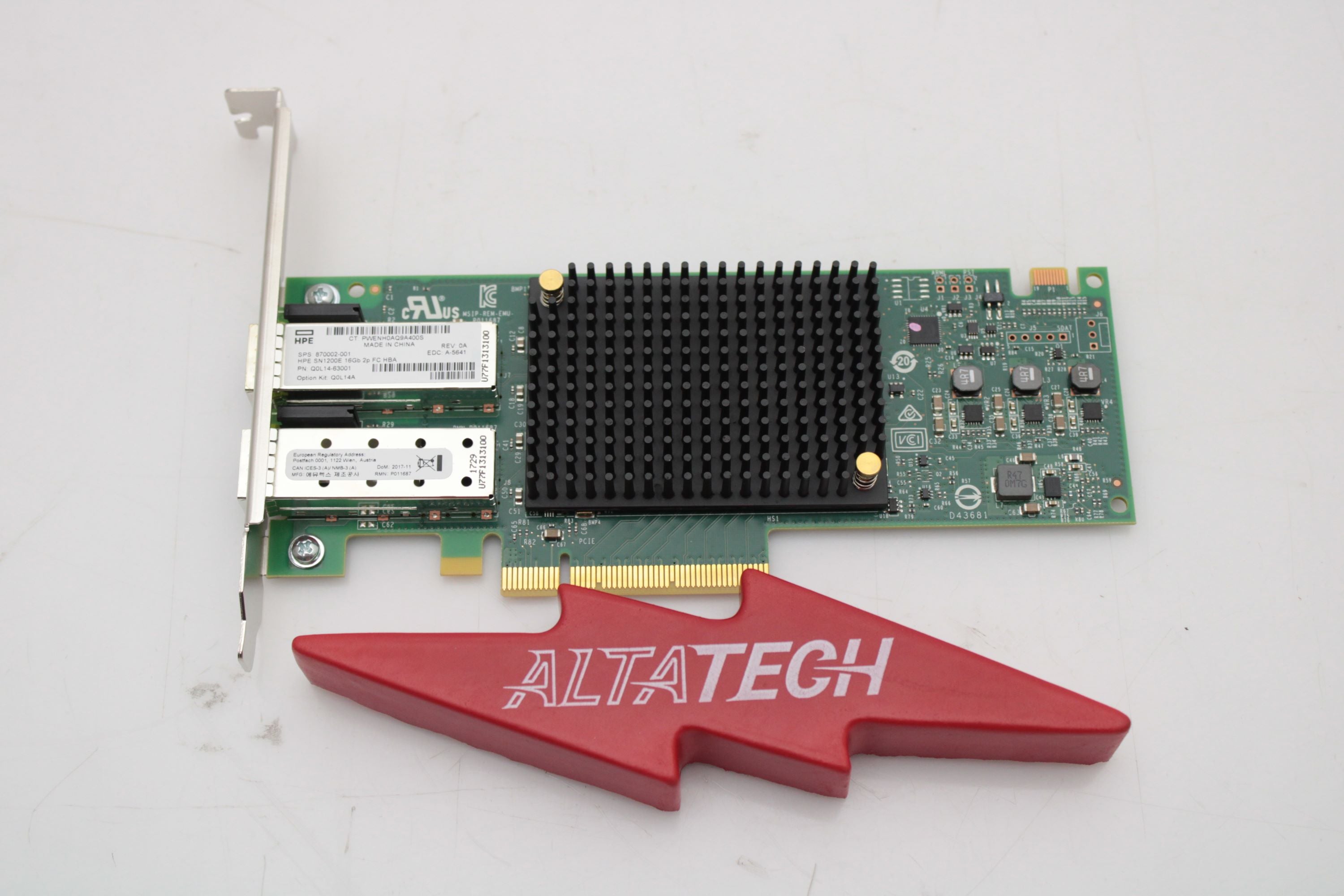 HP Q0L14A SN1200E 16GB DUAL PORT FC HBA Fibre Channel Host B