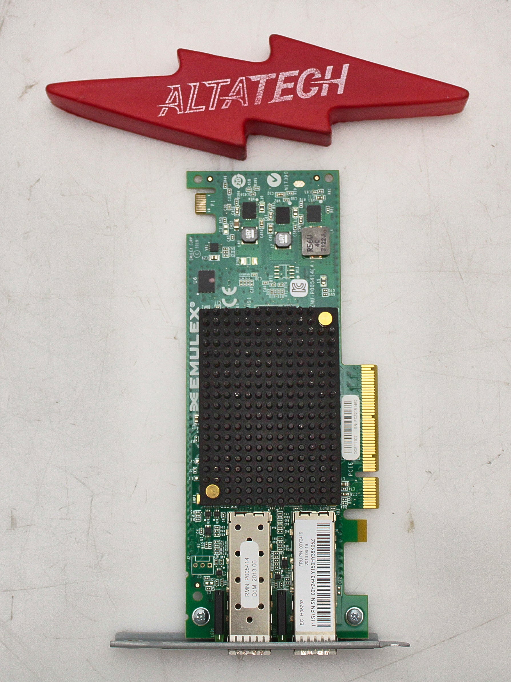 IBM 00Y2419 10GB ISCSI FCOE 2 Port HBA V3700 Port Hose Inter