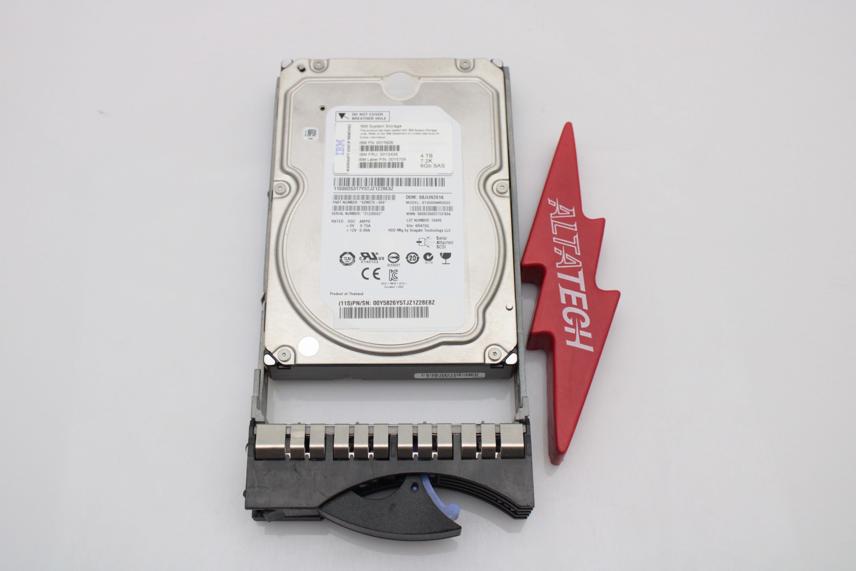 IBM 4TB LFF NL SAS Hard Disk Drive 00Y2426 00Y2475 00MJ129,