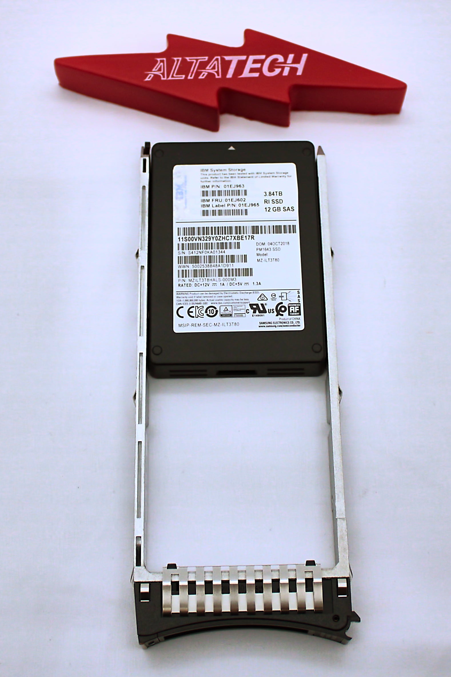 IBM 01EJ602 3.84TB 2.5' FLASH DRIVE