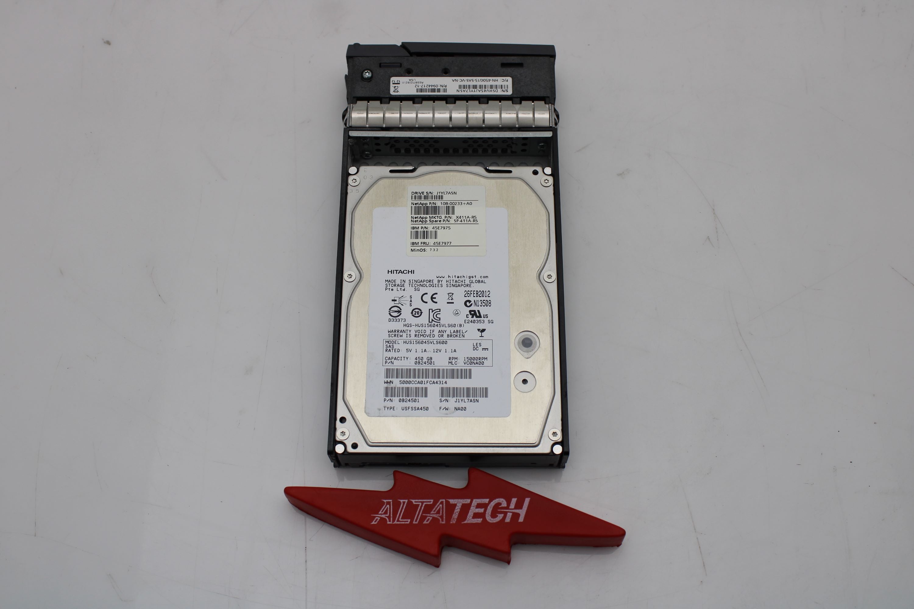 NetApp SP-411A-R5 450GB 15K 3.5 SAS HDD