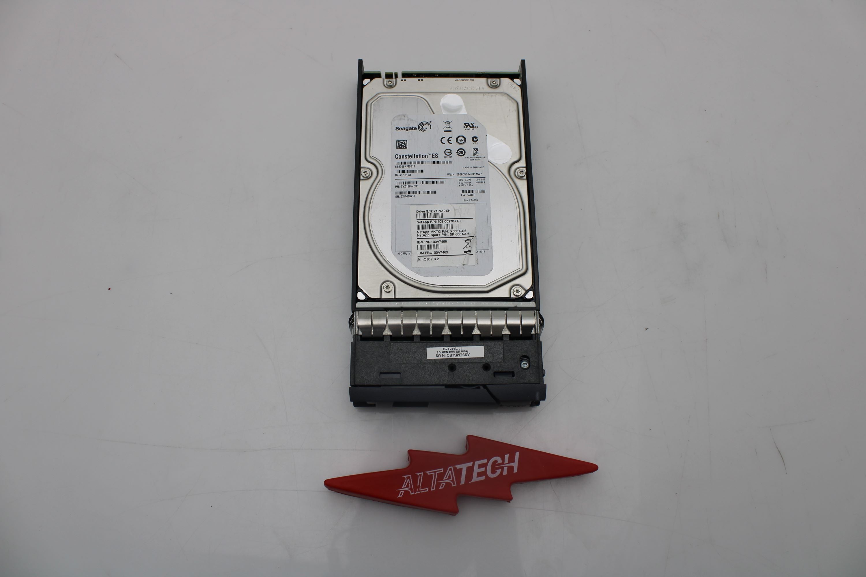 NetApp X306A-R5 2TB 72K RPM SATA HDD Hard Drive DS4243 DS424