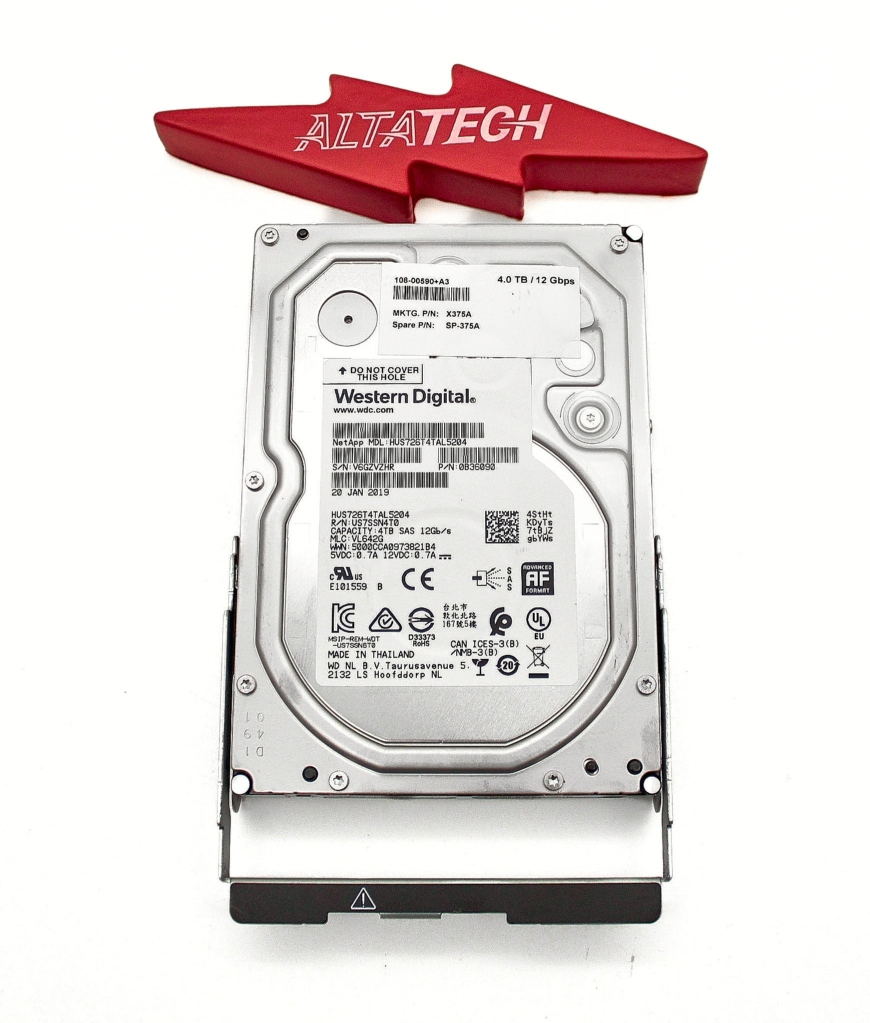 NetApp X375A 4TB 7.2K 12G NL-SAS 3.5" HDD